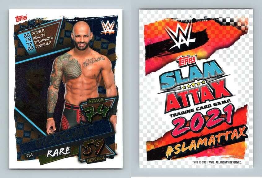 Ricochet #283 WWE Slam Attax 2021 Topps Rare TCG Card