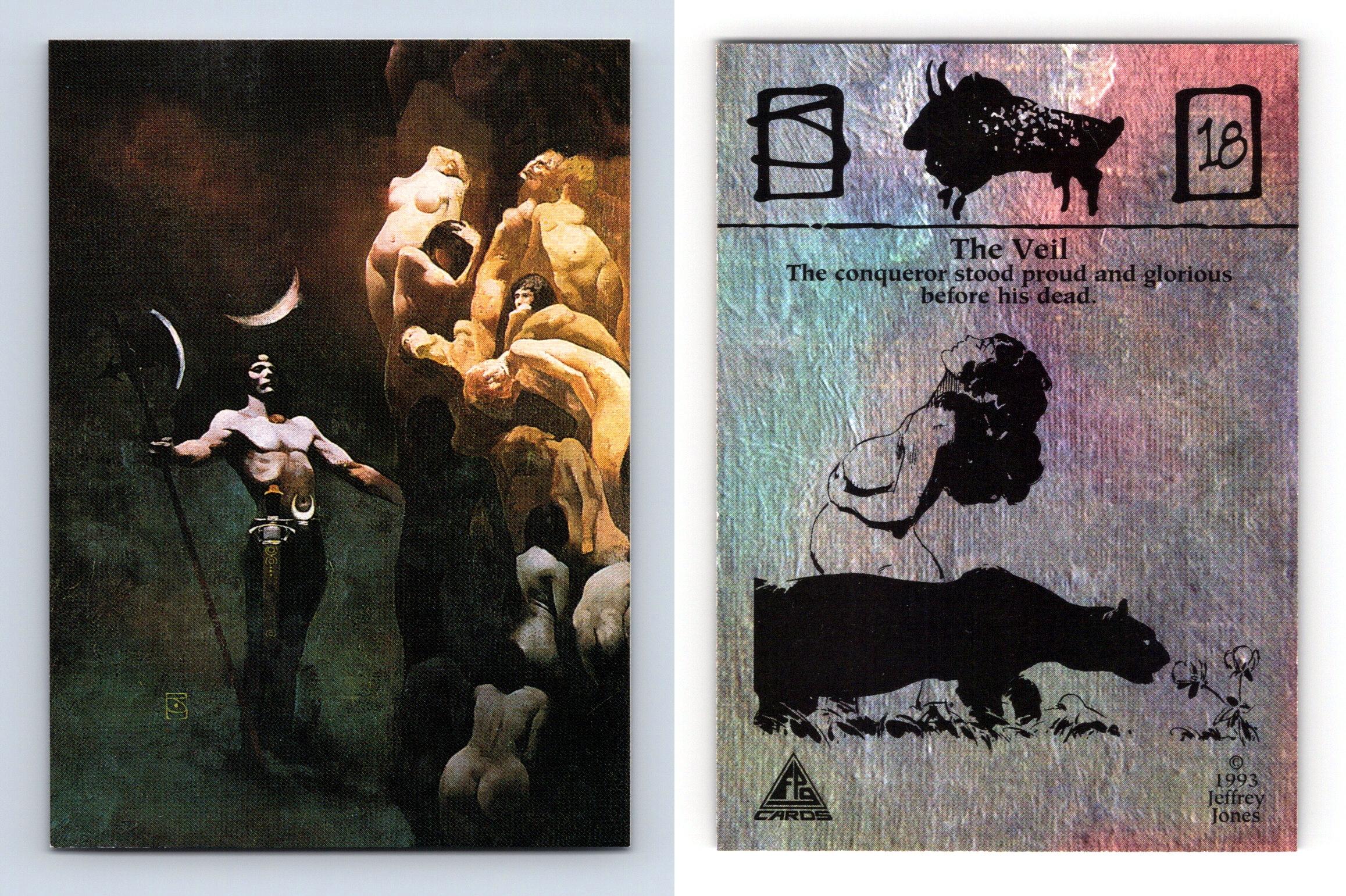 The Veil #18 Jeffrey Jones 1993 FPG Trading Card