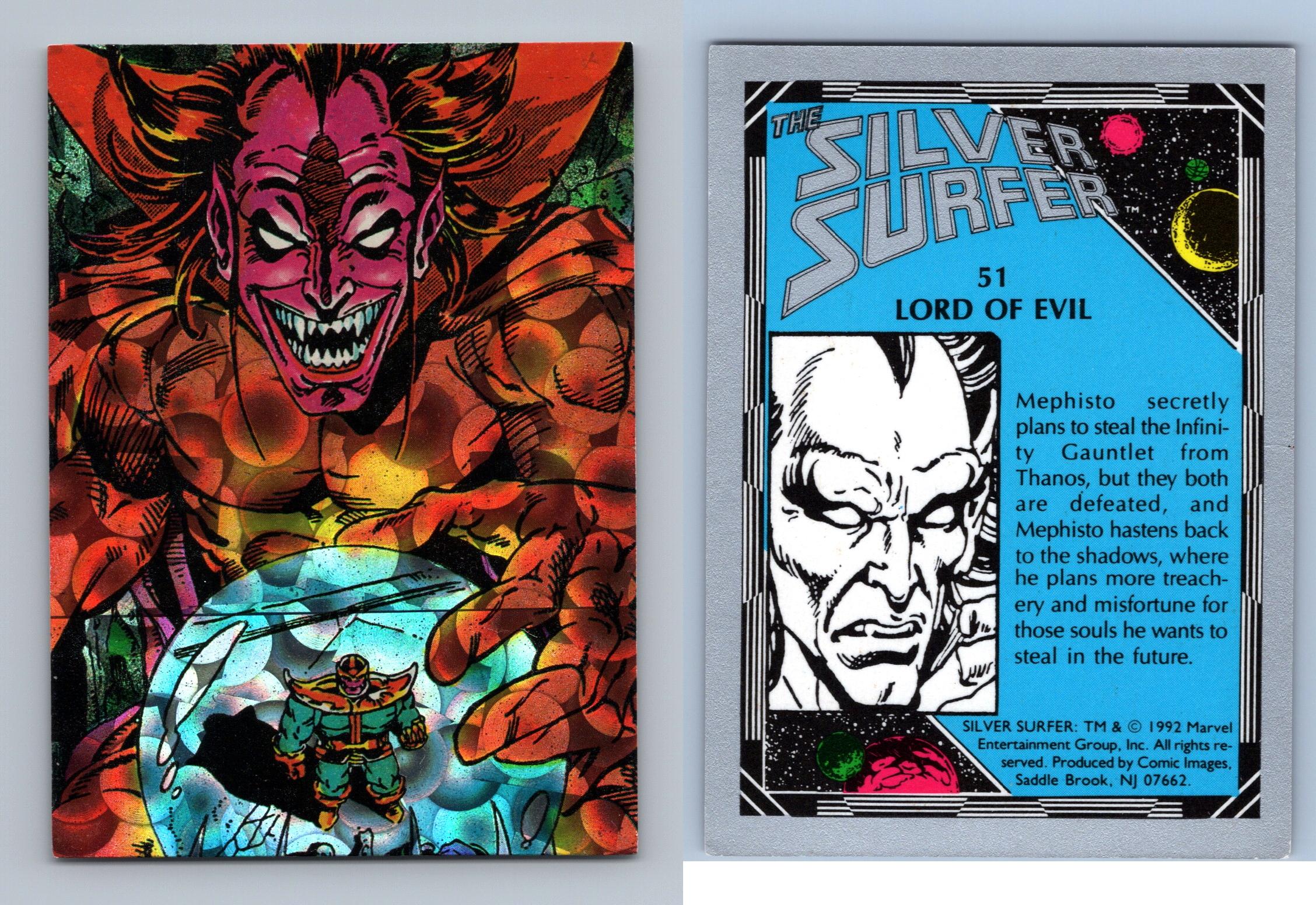 Lord Of Evil #51 The Silver Surfer 1992 Comic Images Trading Card | eBay