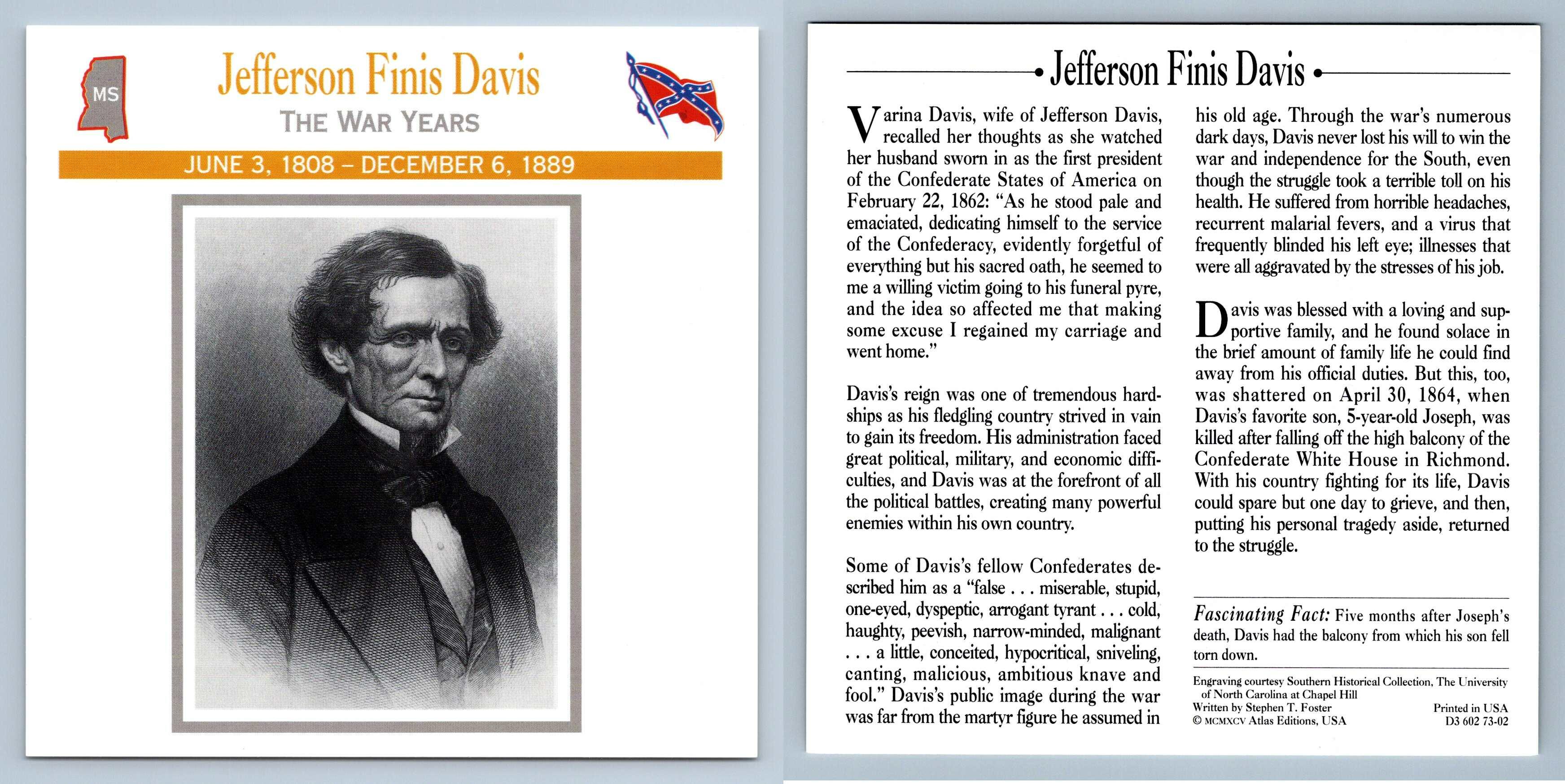 Jefferson Finis Davis Family