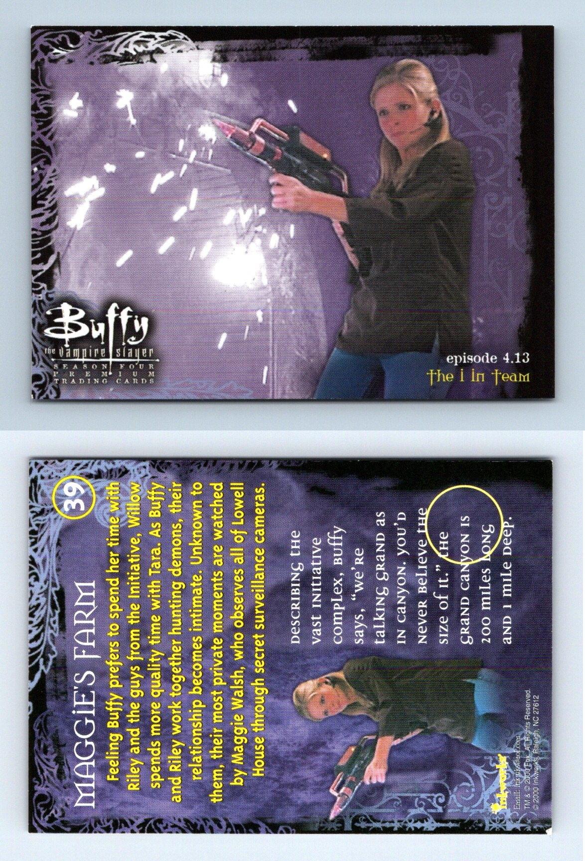 Maggies Farm 39 Buffy The Vampire Slayer Season 4 Inkworks Trading Card