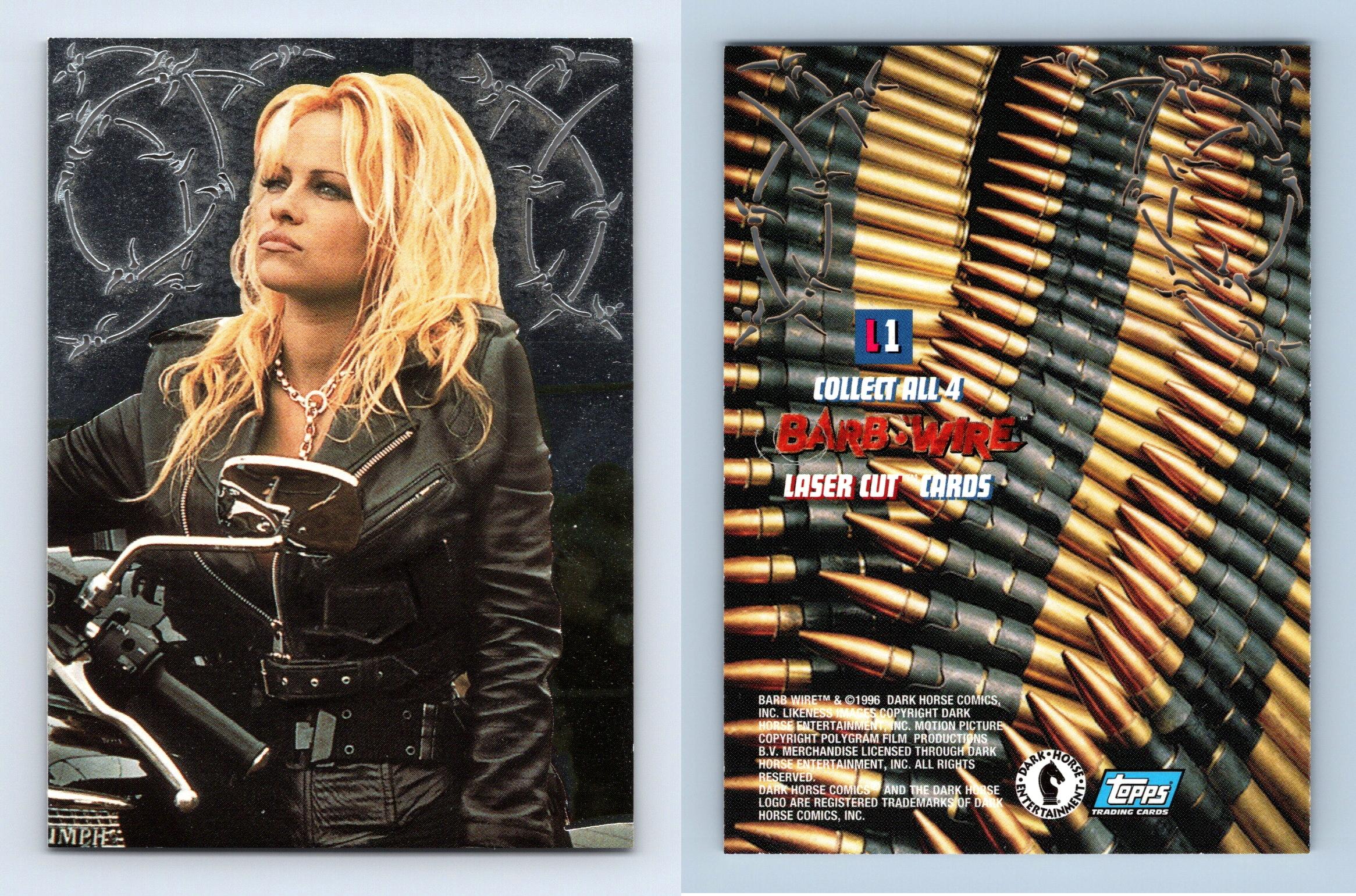 Barbed Wire #L1 Barb Wire 1996 Topps Laser Cut Trading Card