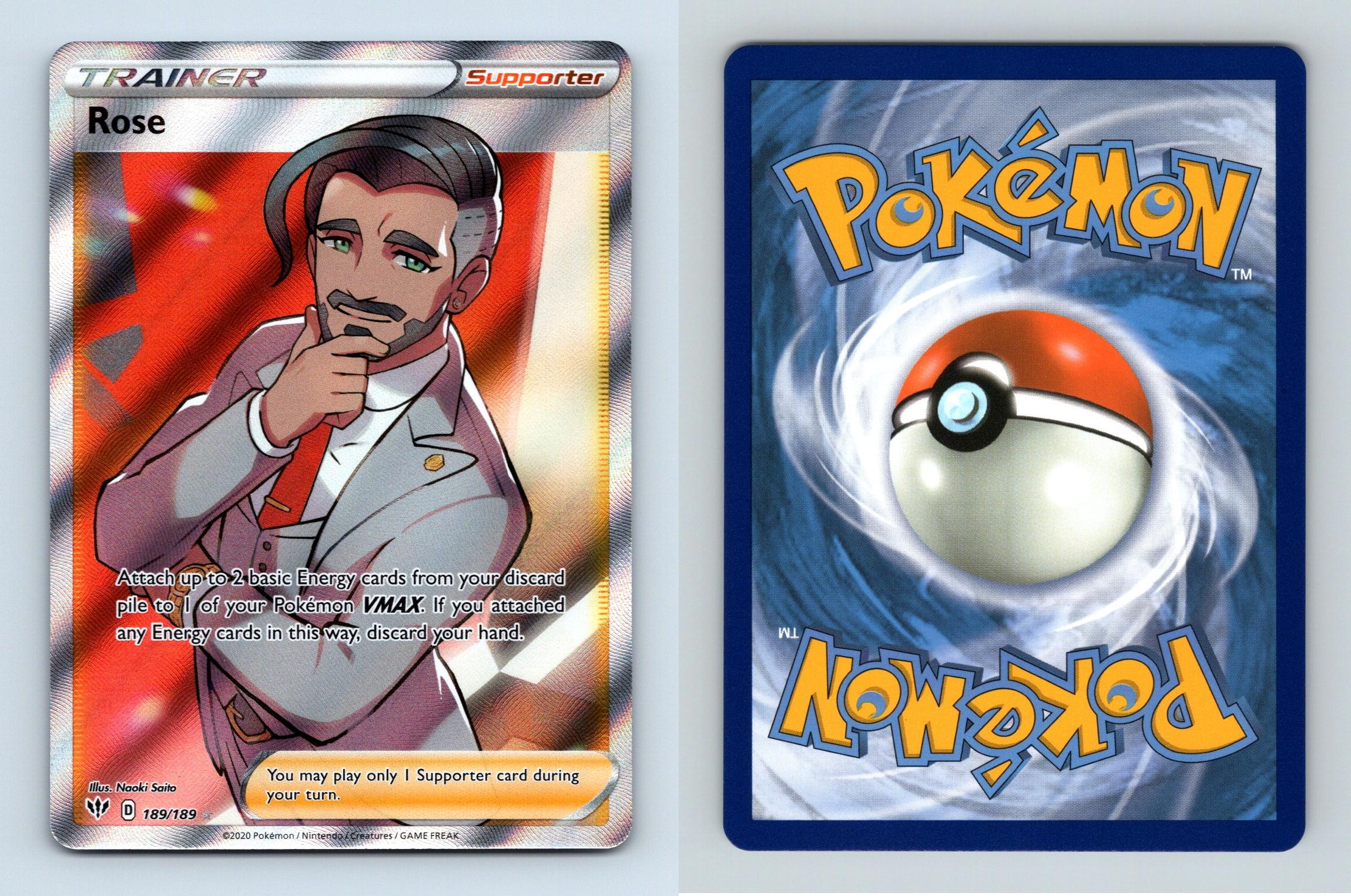 Rose (Full Art) SWSH03: Darkness Ablaze Pokemon, 46% OFF