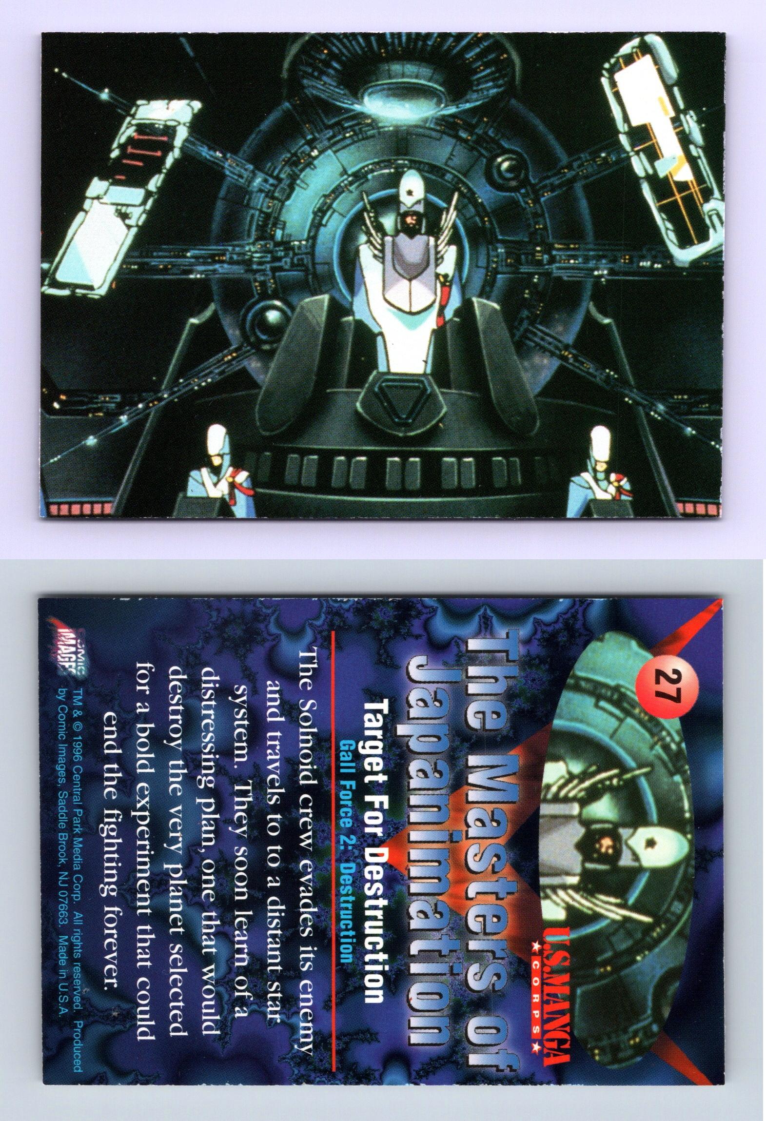 Target For Destruction #27 Masters Of Japanimation Comic Images Trading ...