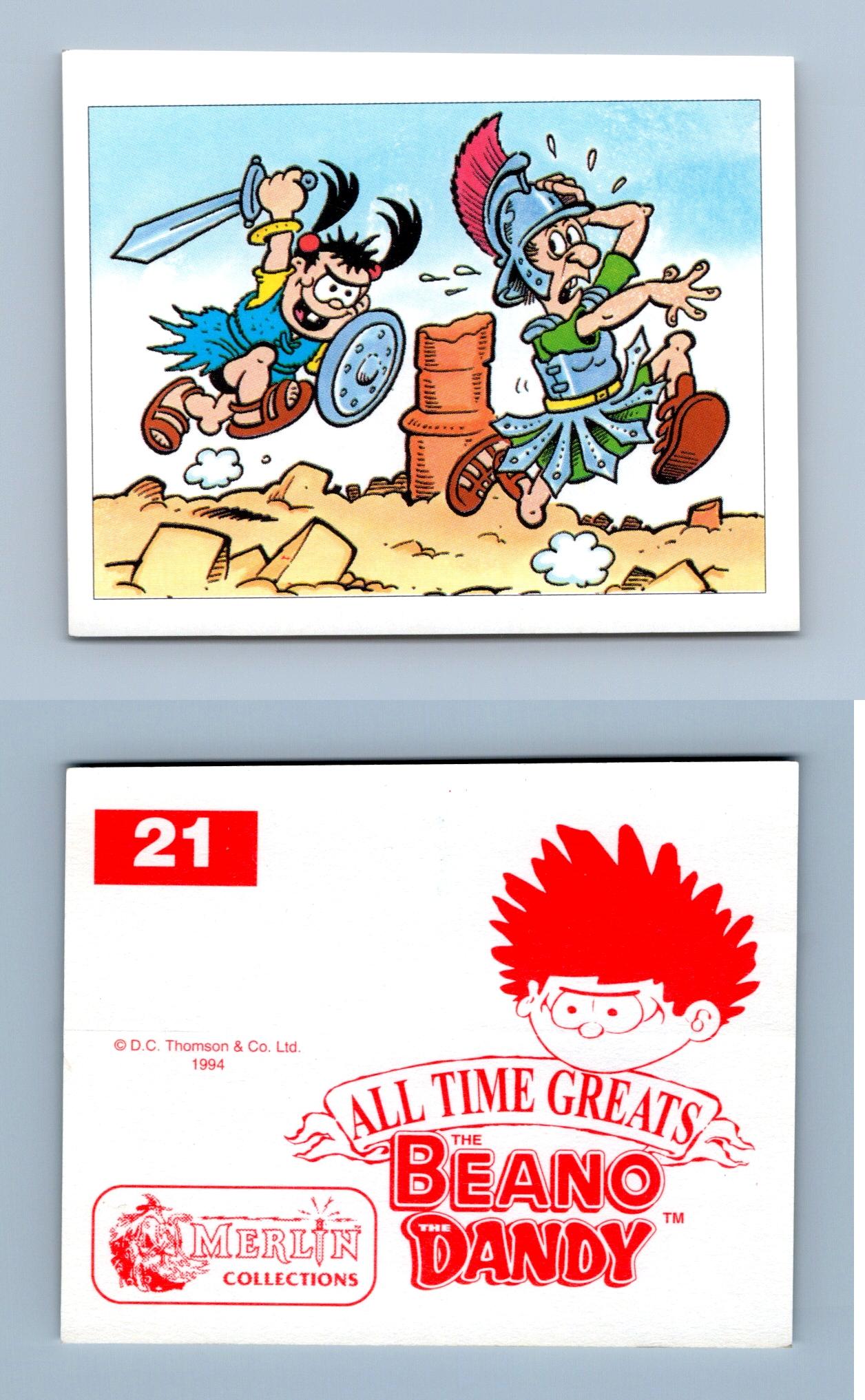 All Time Greats The Beano Dandy #21 Merlin 1994 Sticker