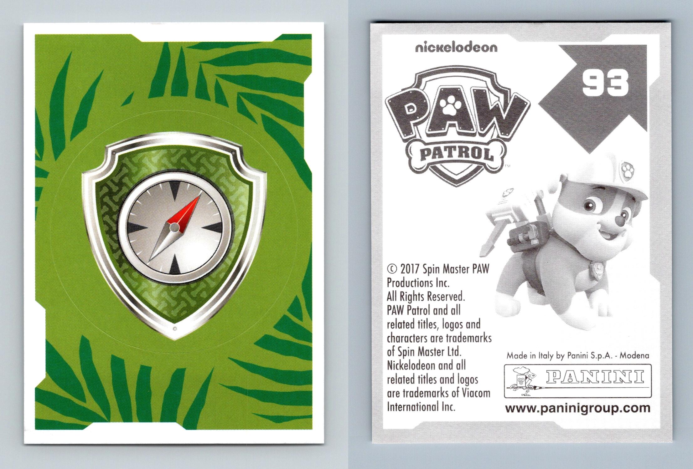 Paw Patrol #93 Panini 2017 Nickelodeon Sticker