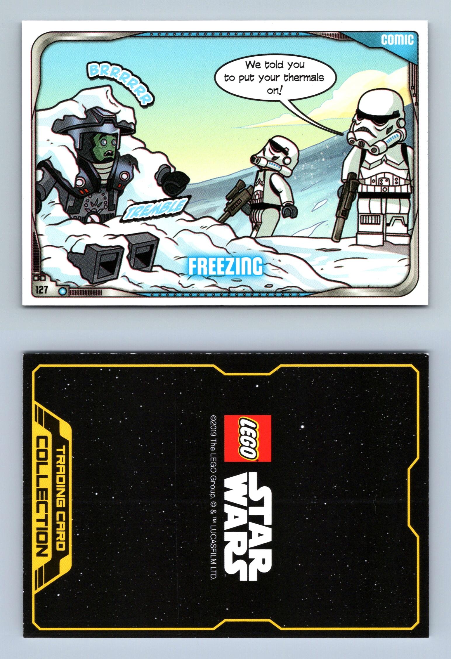 Freezing #127 Lego Star Wars Series 2 Comic TCG Card