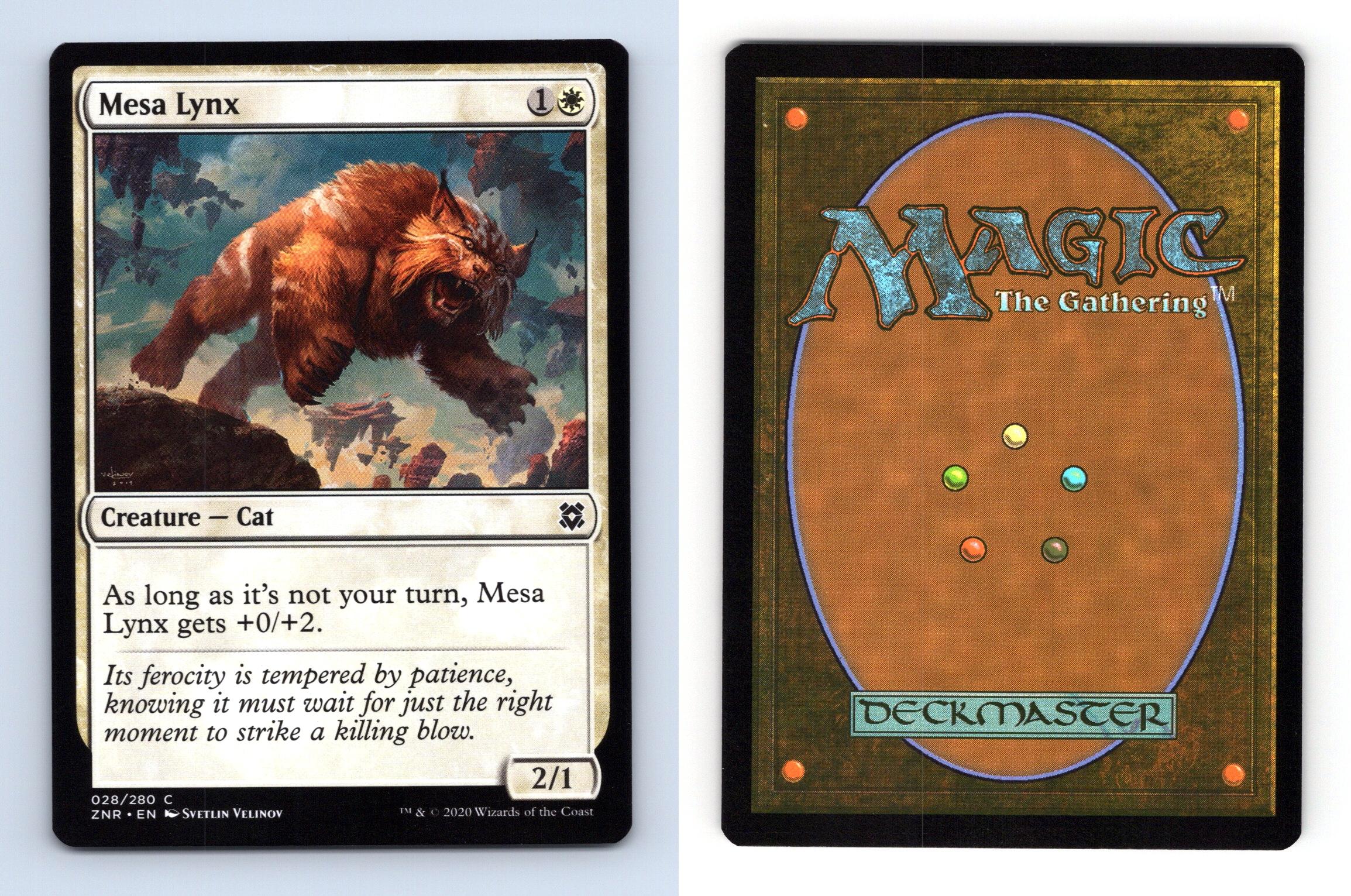Mesa Lynx #28/280 MTG Zendikar Rising 2020 Common TCG Card