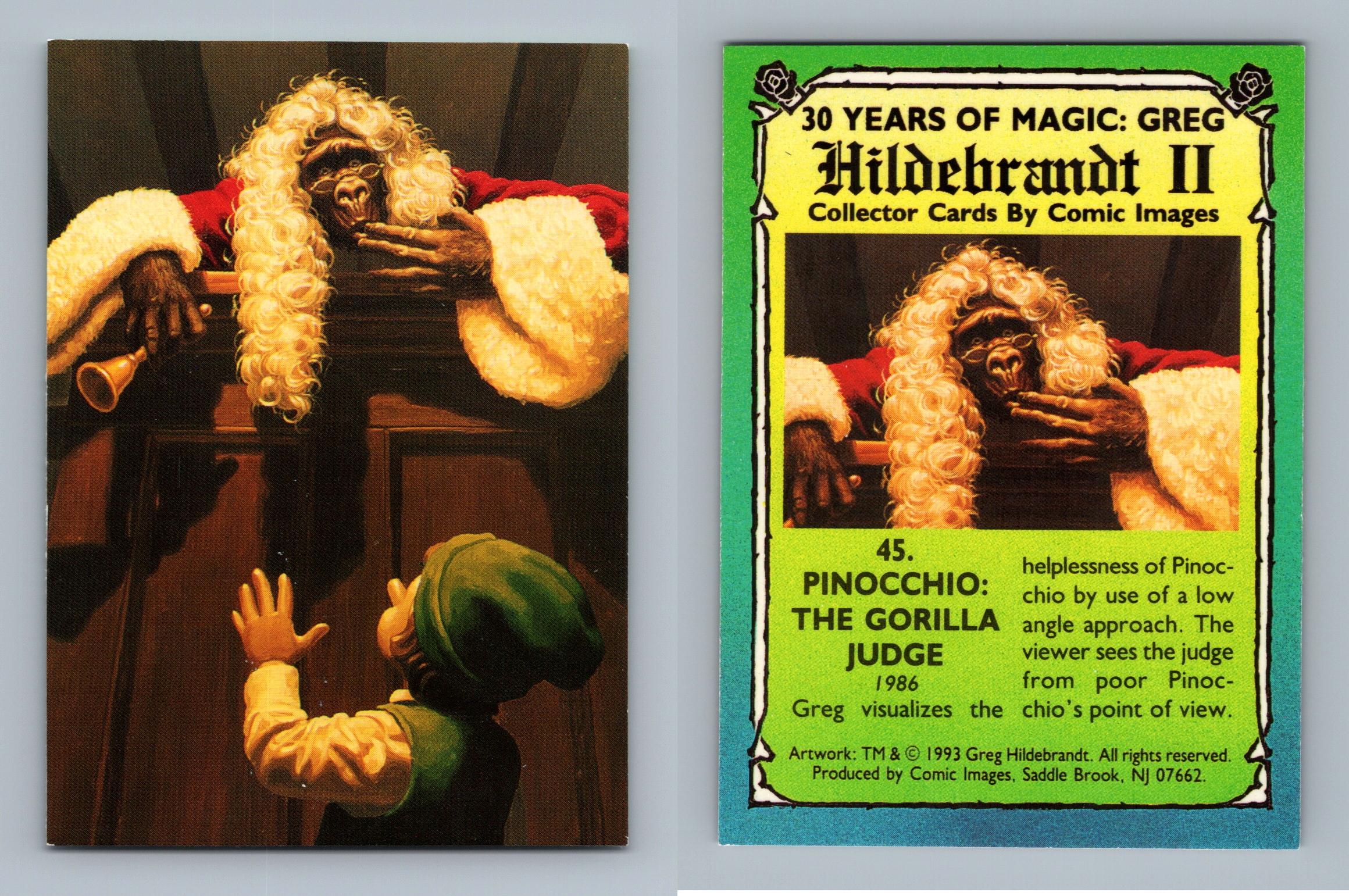 Gorilla Judge #45 - 30 Years Of Magic Greg Hildebrandt II 1993 Comic Images Card