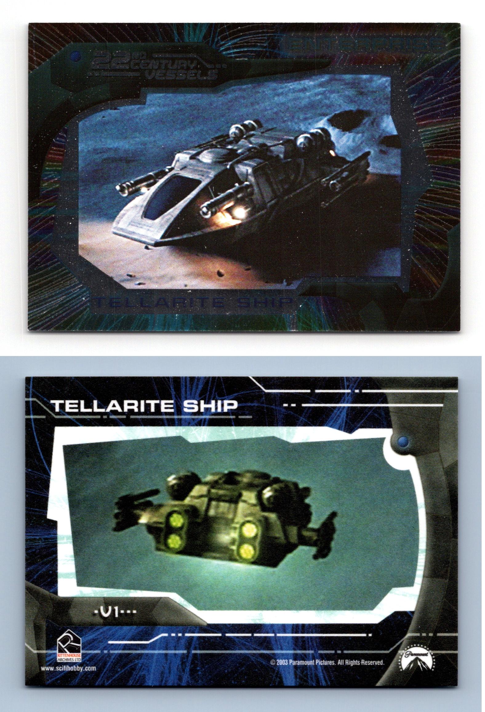 Tellarite Ship #V1 Star Trek Enterprise S2 Rittenhouse 22nd Century ...