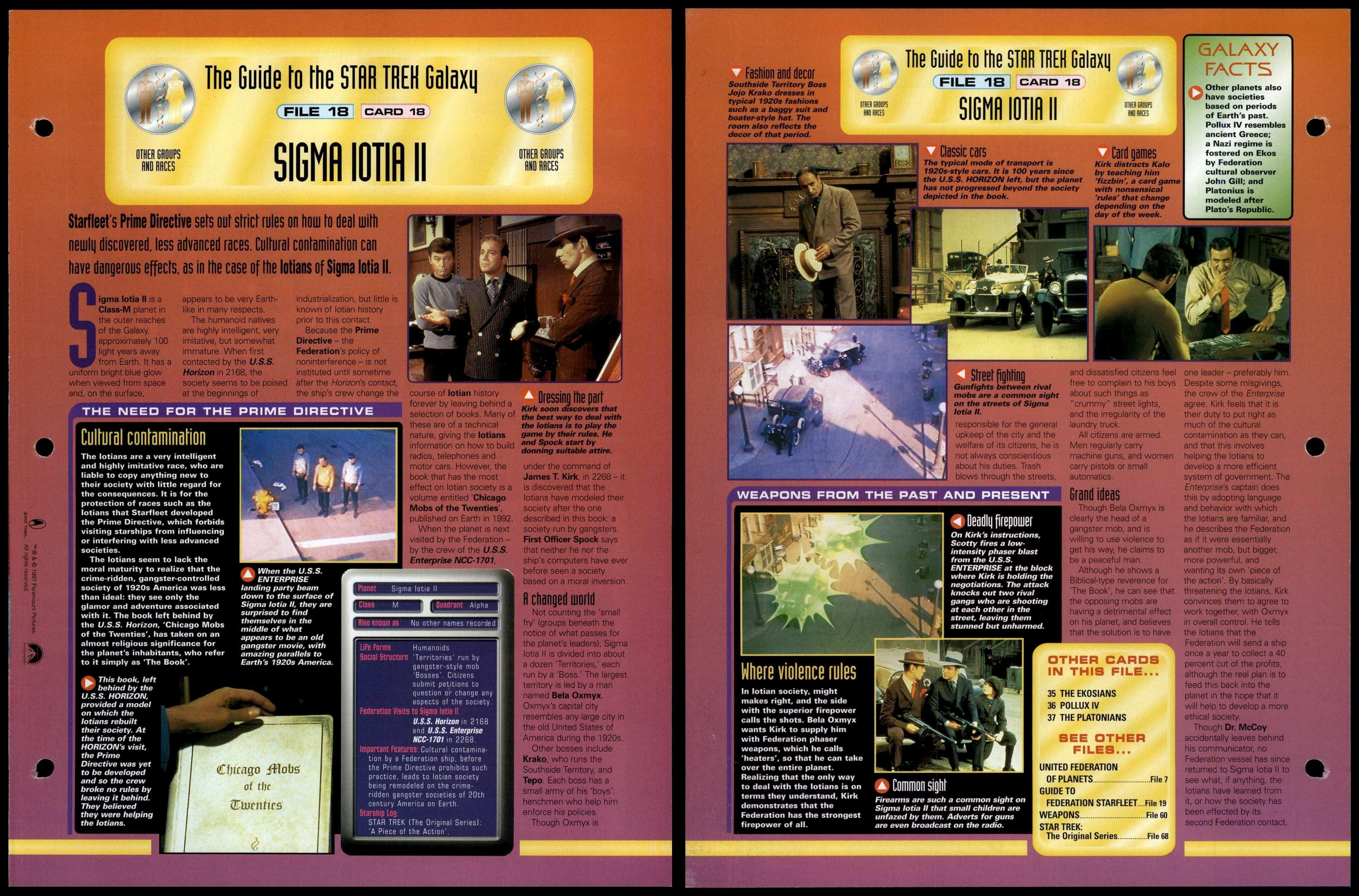 Sigma Iotia II - Other Groups & Races - Star Trek Fact File Page