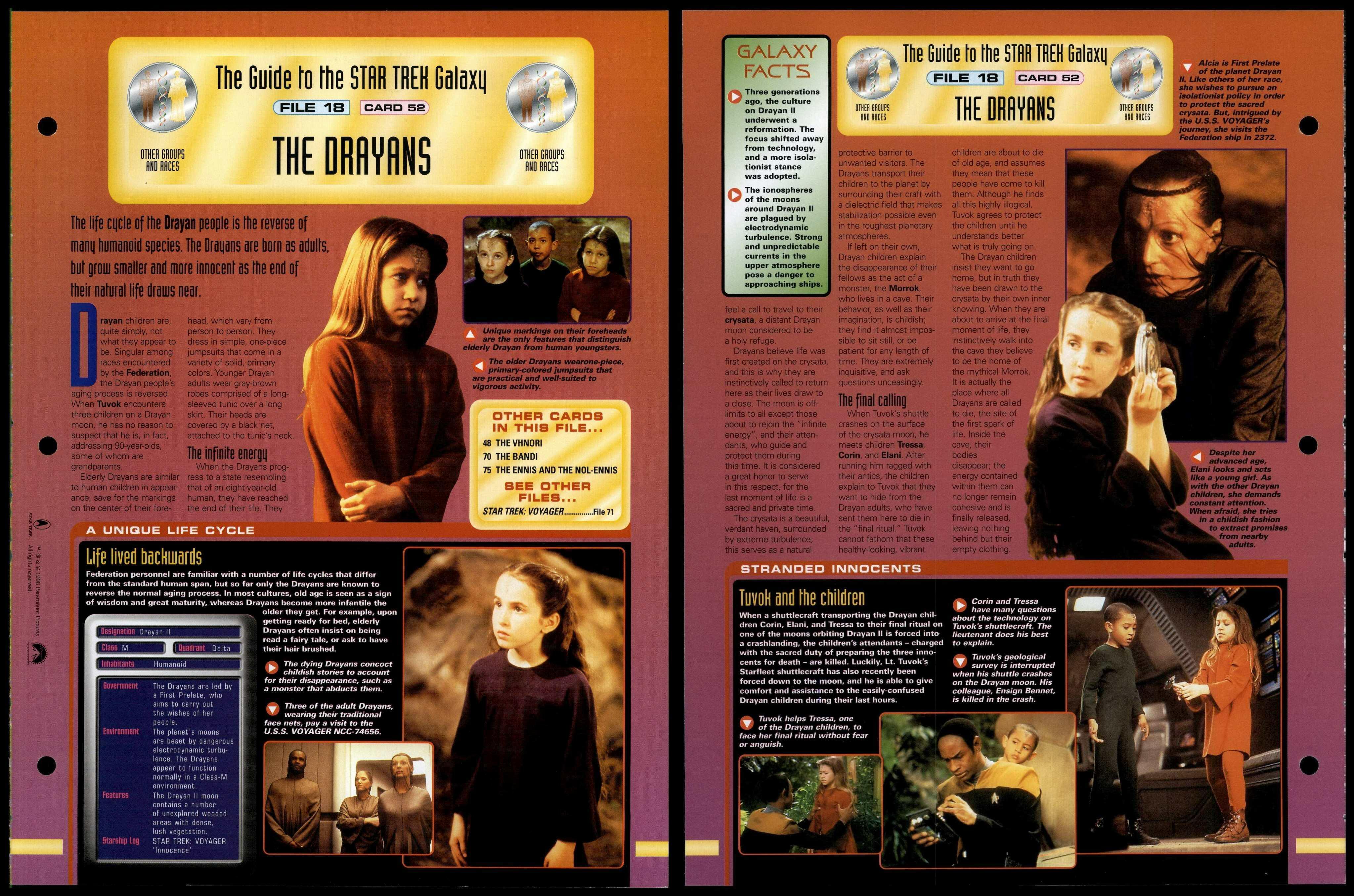 The Drayans - Other Groups & Races - Star Trek Fact File Page