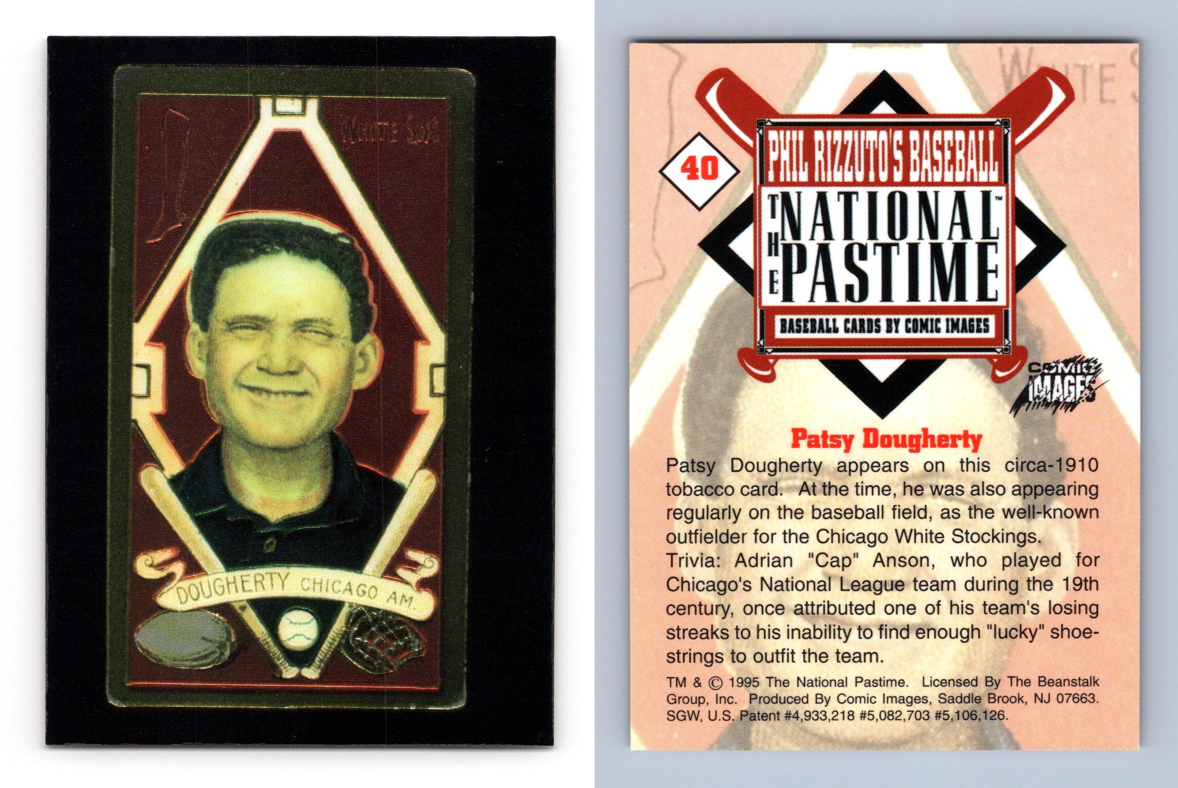 Patsy Dougherty #40 Phil Rizzuto's Baseball 1995 Comic Images Trading Card