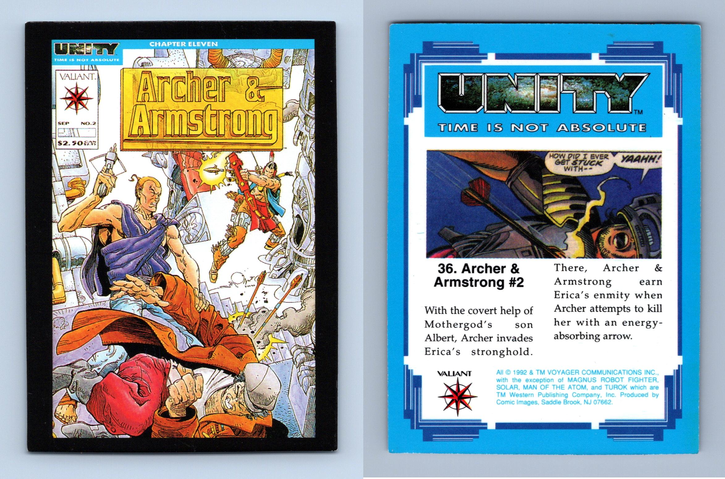 Archer & Armstrong #36 Unity Time Is Not Absolute 1992 Comic Images ...
