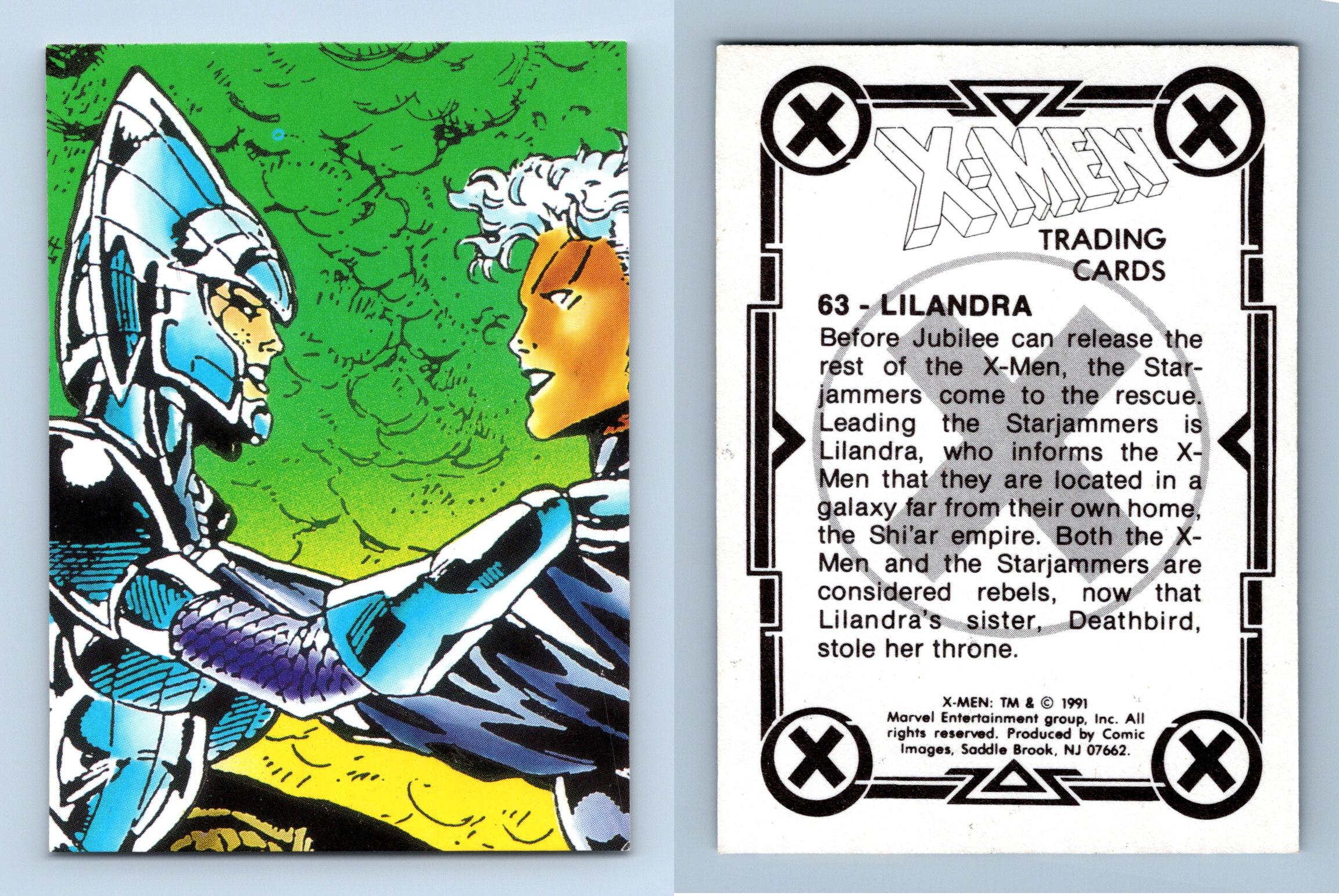 Lilandra #63 X-Men 1991 Comic Images Trading Card