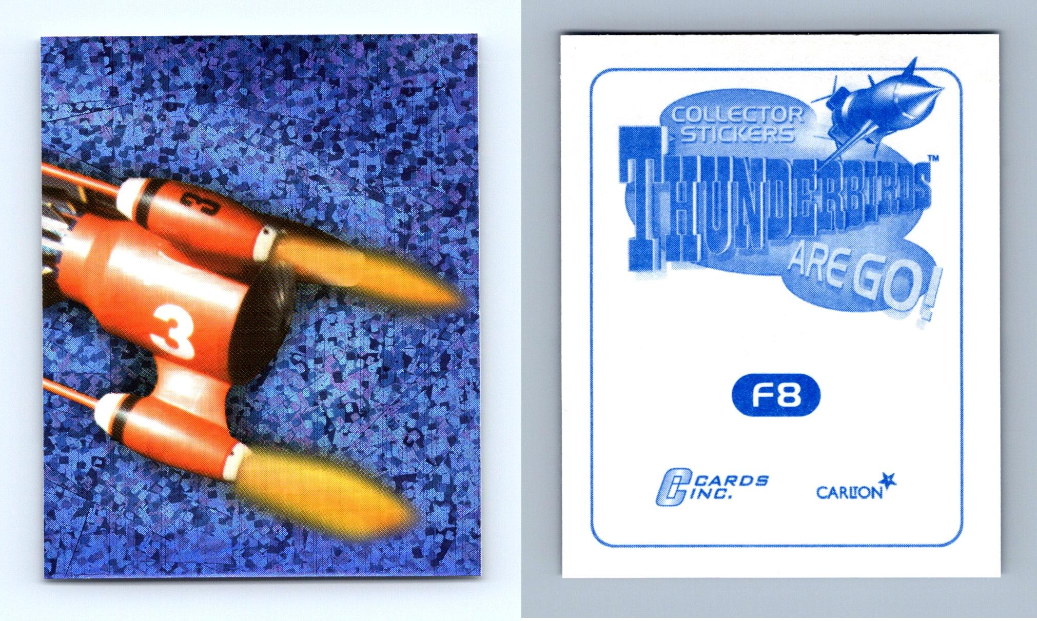 Thunderbirds Are Go! #F8 Cards Inc 2002 Foil Sticker