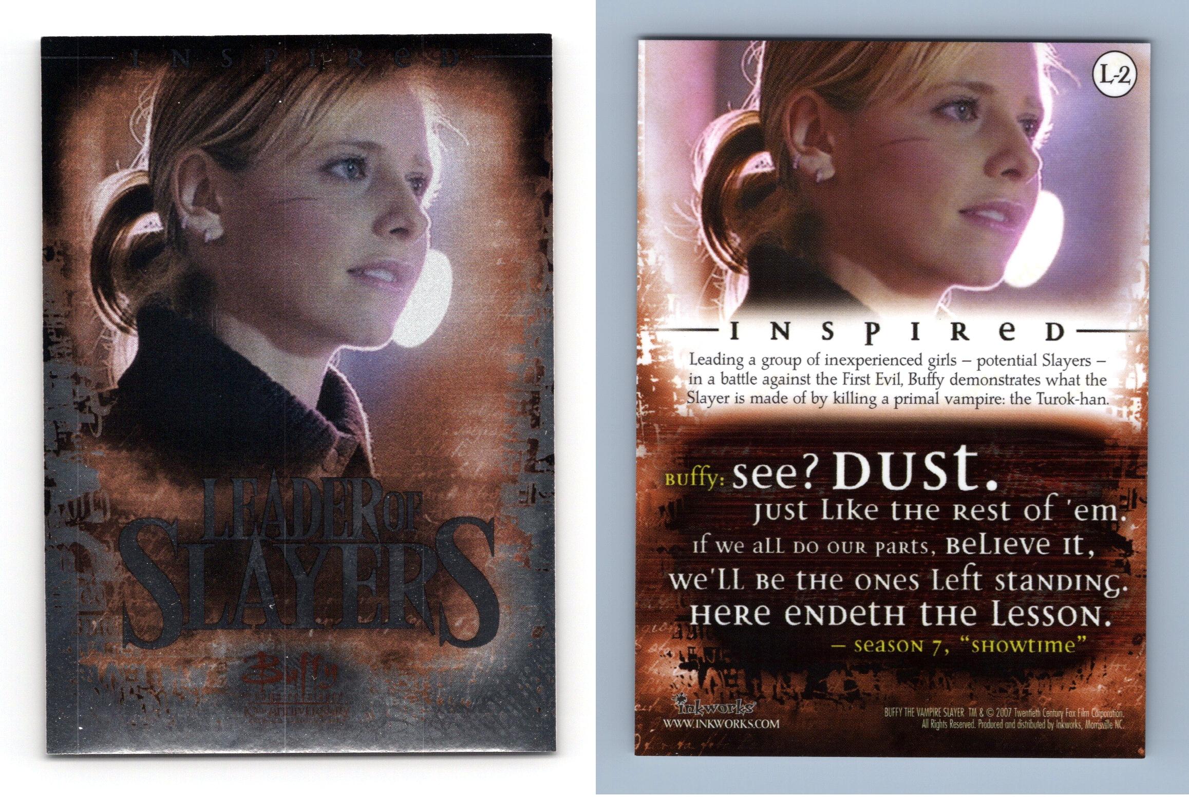 Inspired L 2 Buffy Vampire Slayer 10th Anniversary 2007 Leader Of