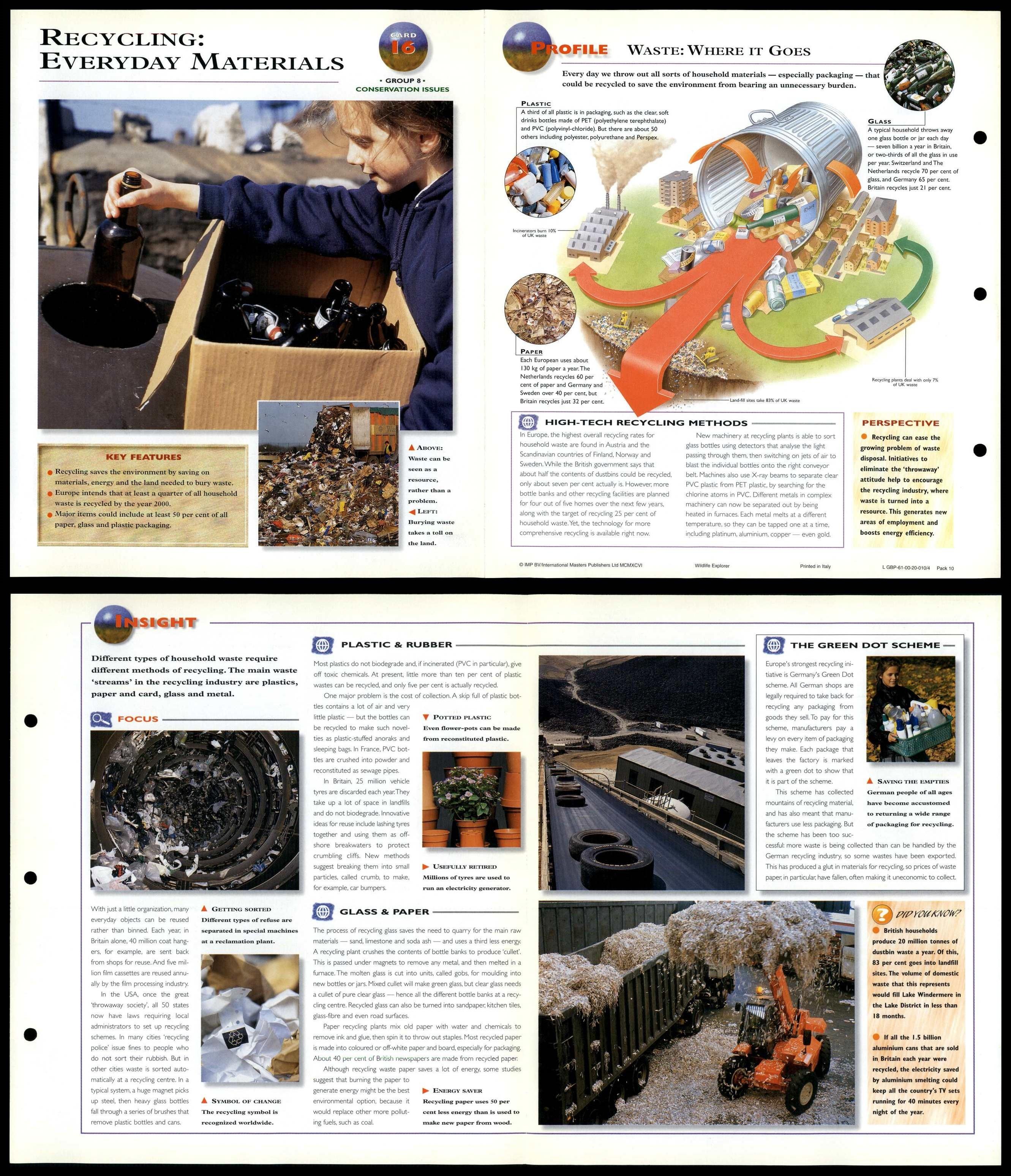 Recycling : Everyday Materials #16 Conservation - Wildlife Explorer ...