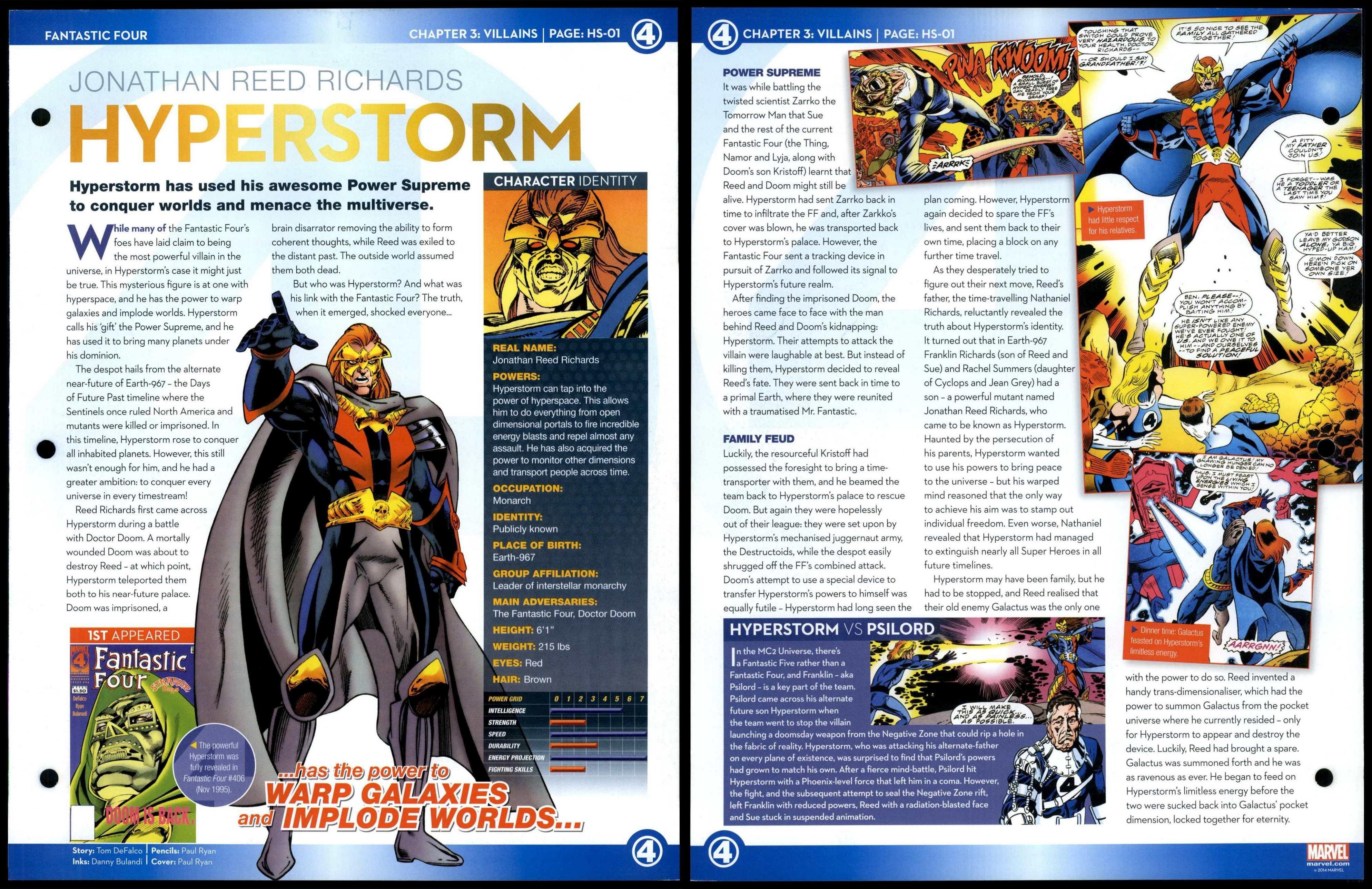 Hyperstorm - Jonathan Reed Richards #HS-01 Villains - Fantastic Four ...