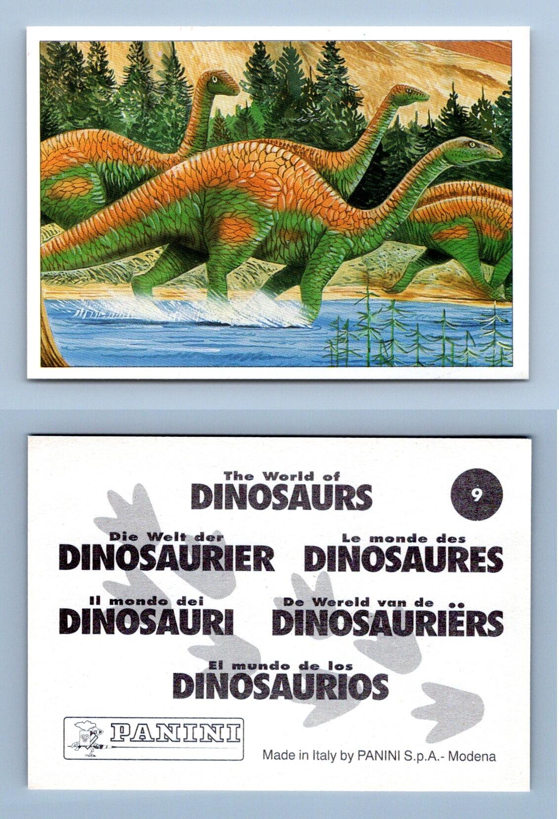 Mussaurus #9 The World Of Dinosaurs 1997 Sticker