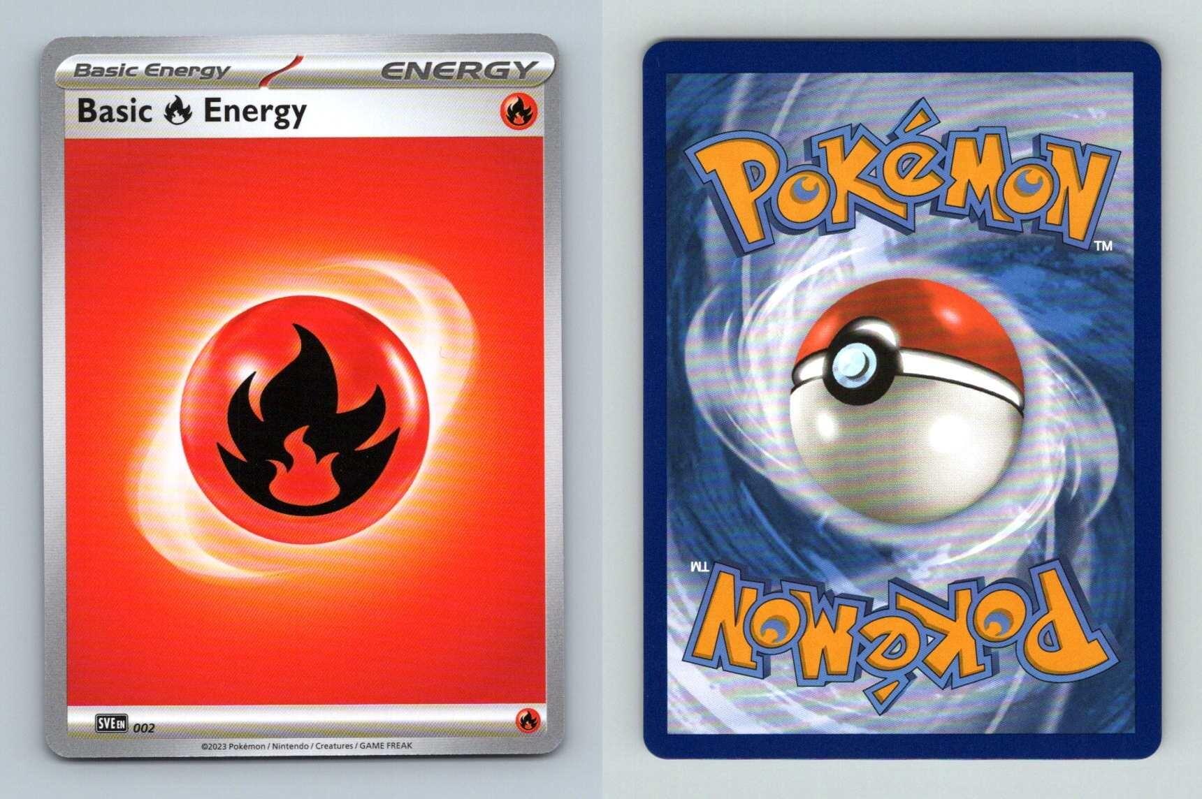 Fire Energy #2 SV Paldea Evolved Pokemon 2023 TCG Card