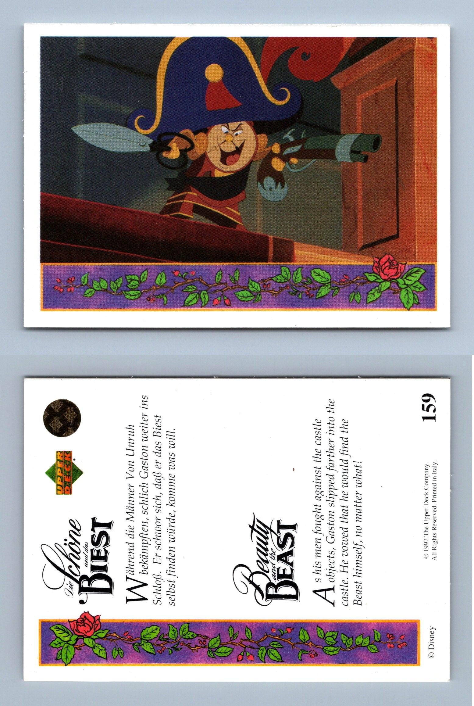 Beauty And The Beast #159 Upper Deck 1992 Disney Trading Card | eBay