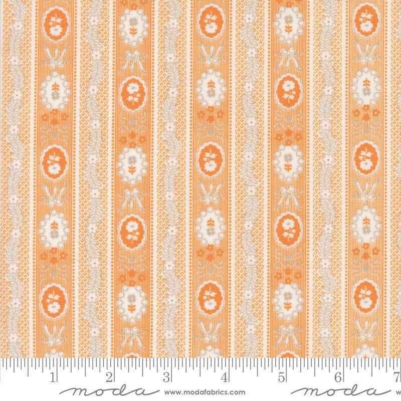 Moda Agatha Road - Wallpaper Stripes Pumpkin