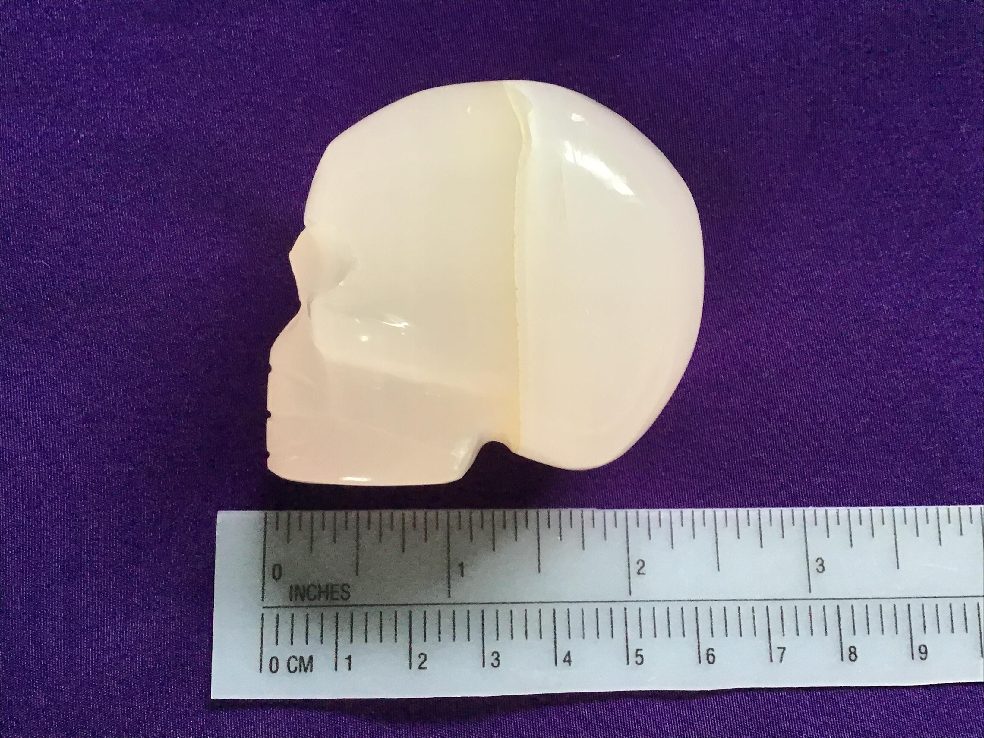 S2891 Mangano Calcite Skull