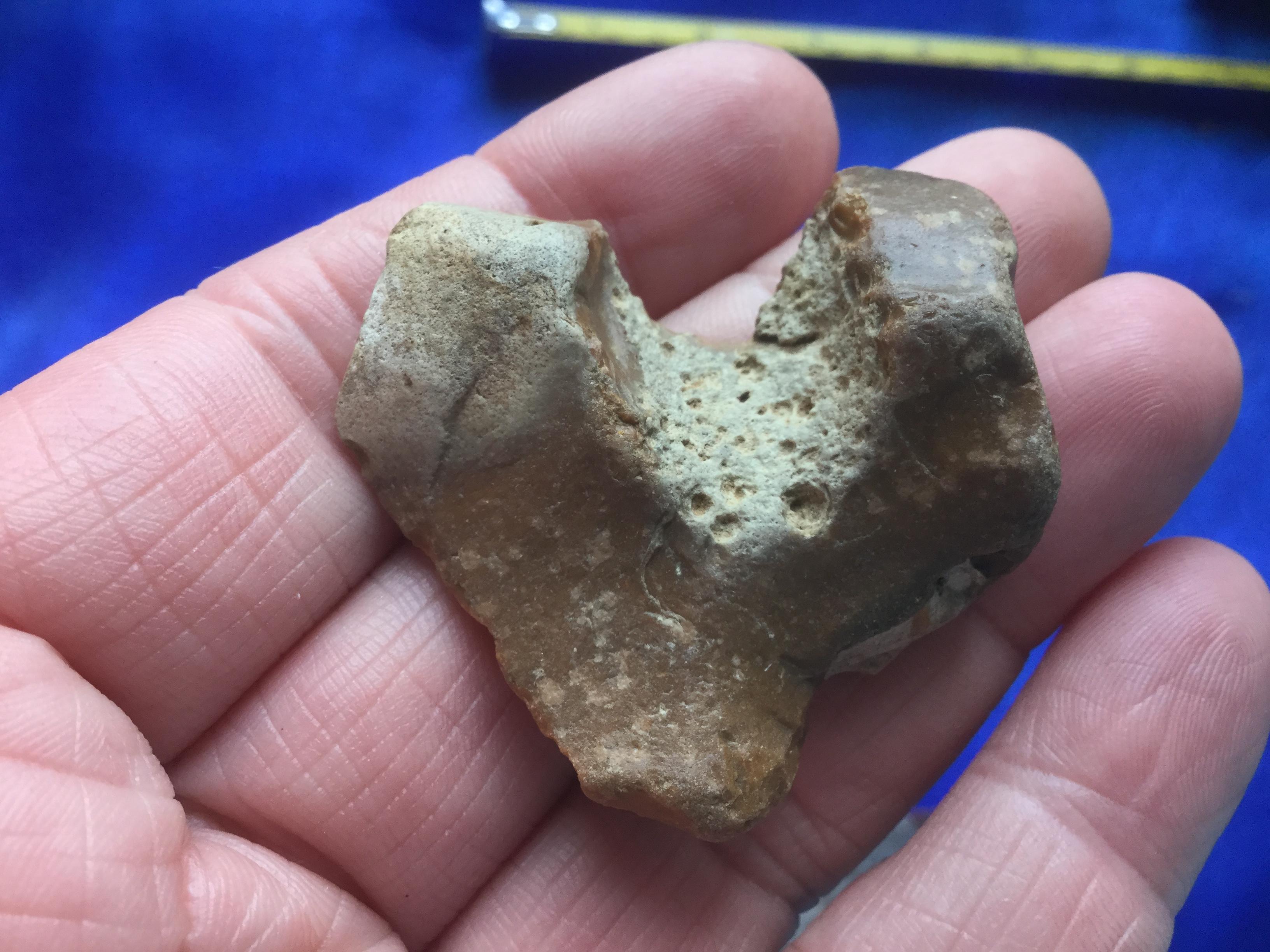 S1506 Naturally Shaped Flint Heart