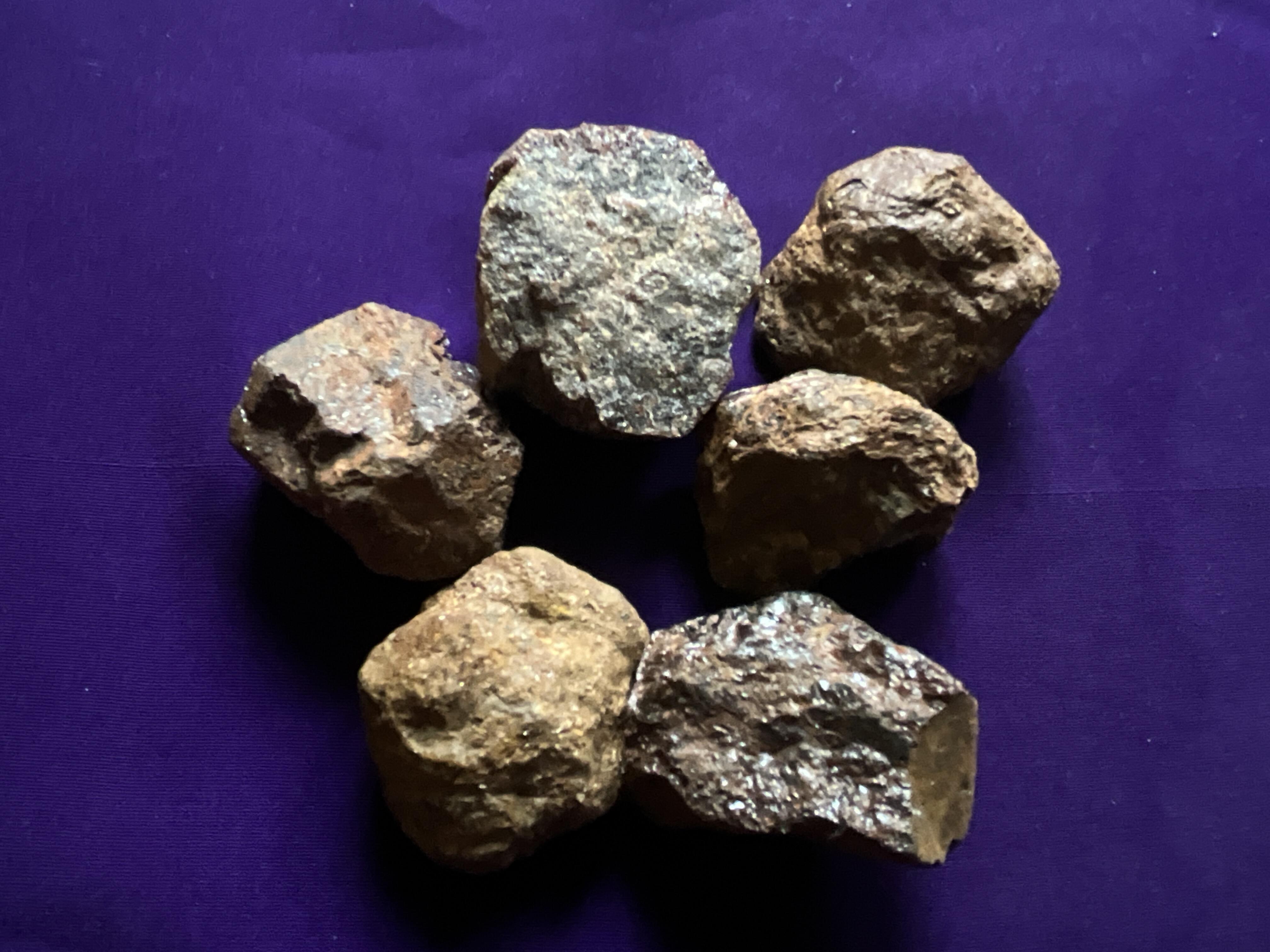 S3520 Chunky Natural Garnets with Matrix choice of sizes from £3