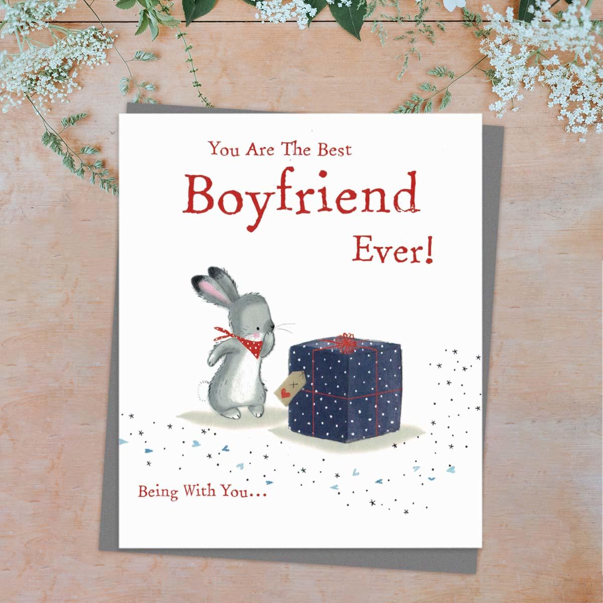 Best Boyfriend Ever Birthday Greeting Card Best Boyfriend Ever Birthday Greeting Card