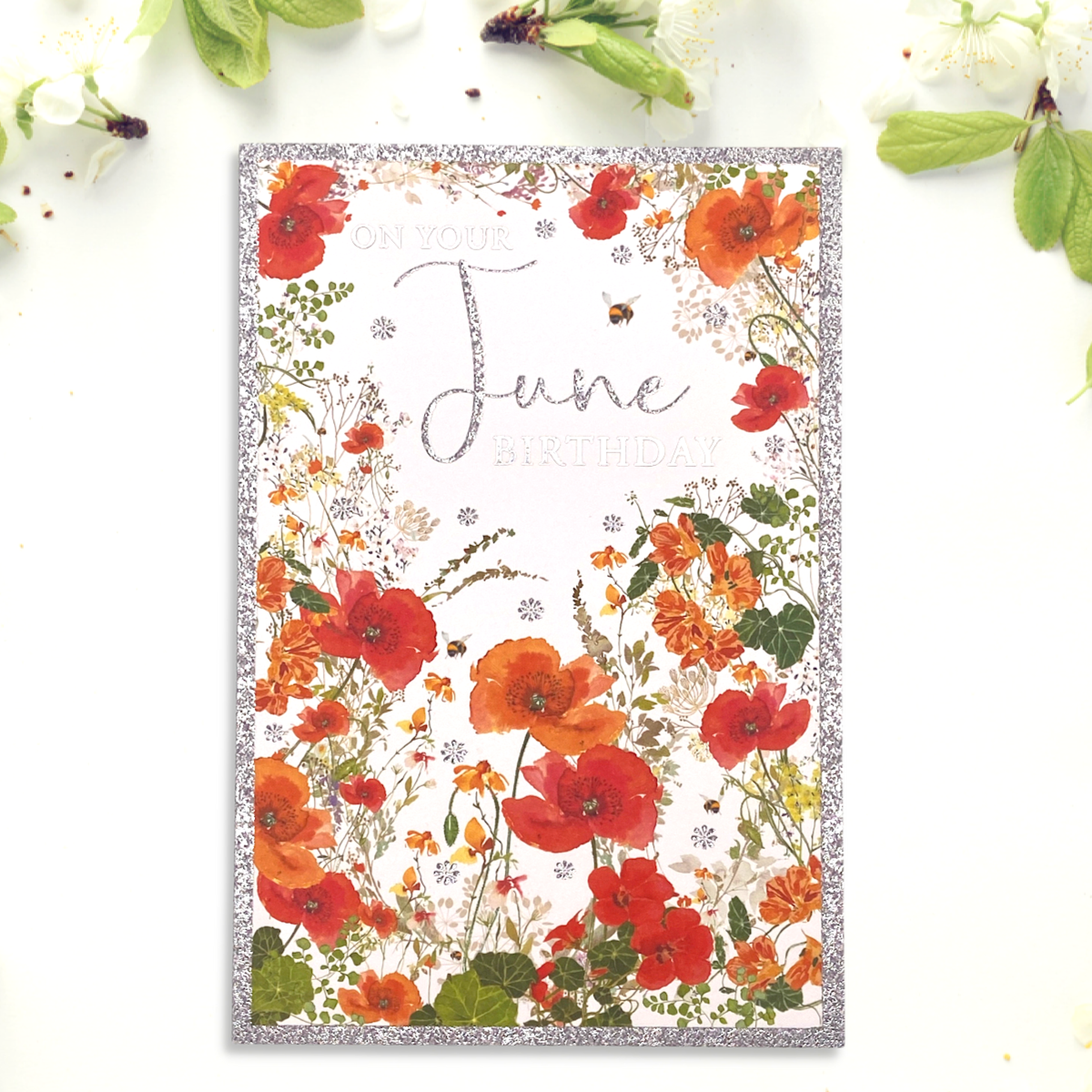 Pizazz June Birthday Card