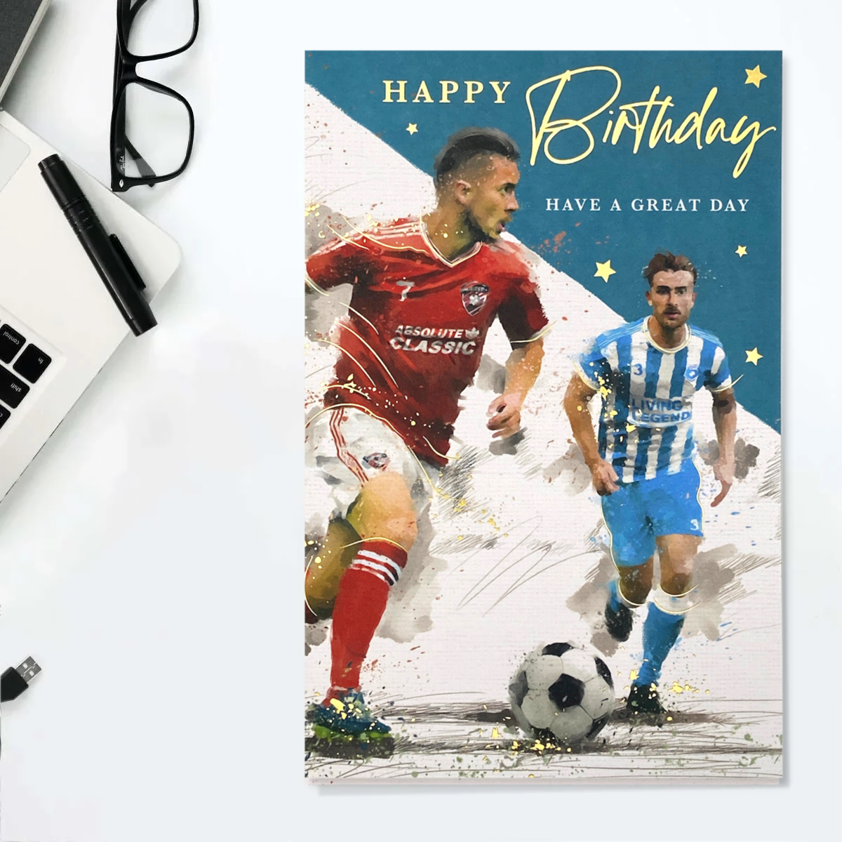 Happy Birthday Football Greeting Card