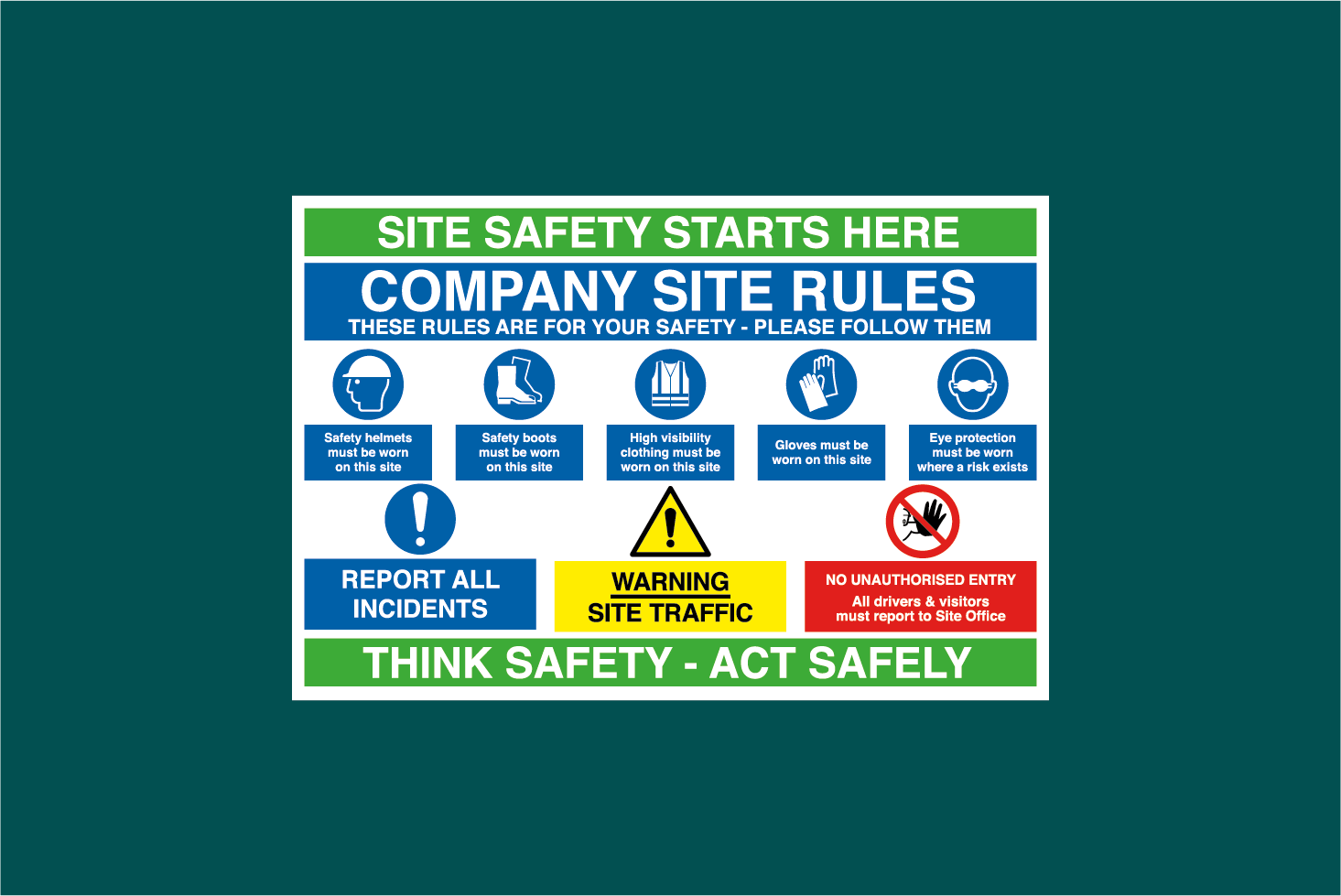 3 - SITE SAFETY SIGNS