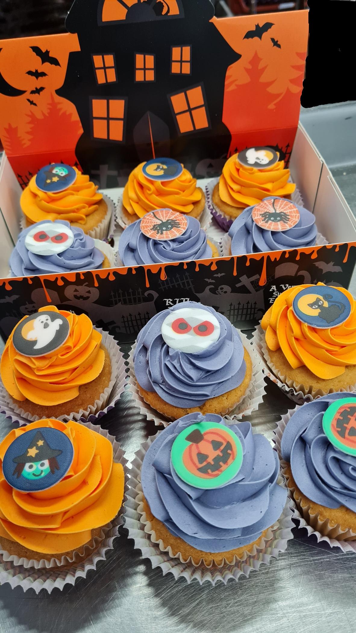 Halloween cupcake box