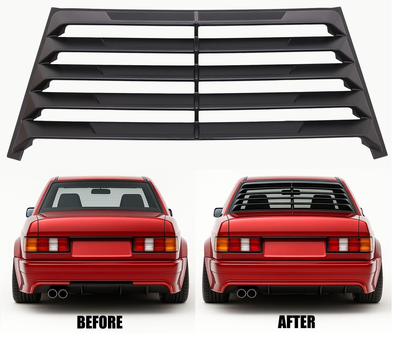 Rear Window Louvre Cover for Mercedes 190 (W201)