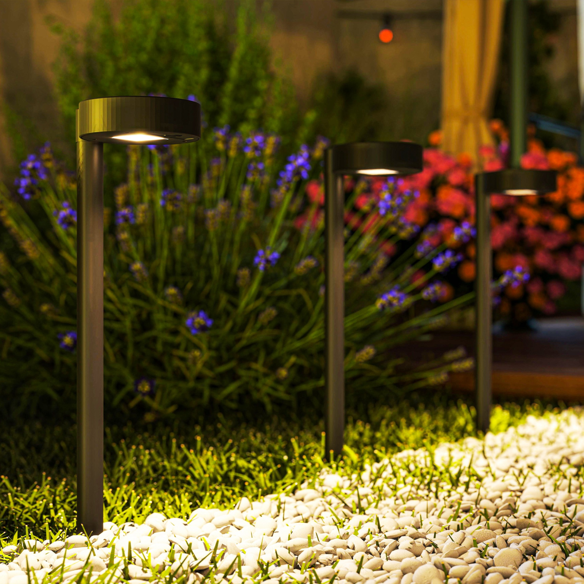 Solar Stake Lights 8 Pack, Pathway Lighting, LED