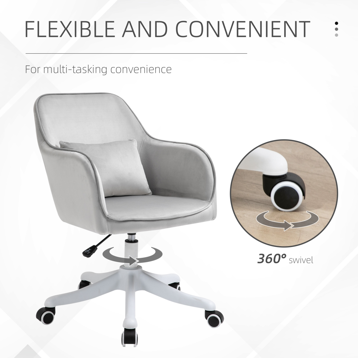 Office Chair with Rechargeable Electric Vibration