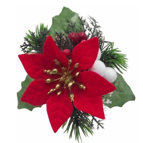 Red Artificial Christmas Picks for Decoration