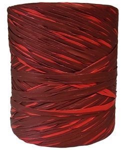 Red Raffia Paper Ribbon 66ft Rolls
