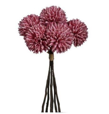 Artificial Pom Poms Flower Stems