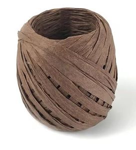 Red Raffia Paper Ribbon 66ft Rolls