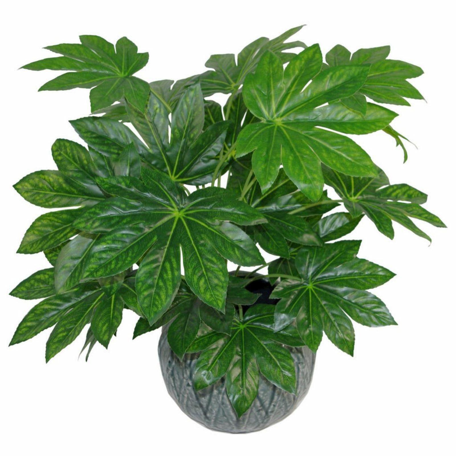 60cm Realistic Large Artificial Foliage Plant with Pot