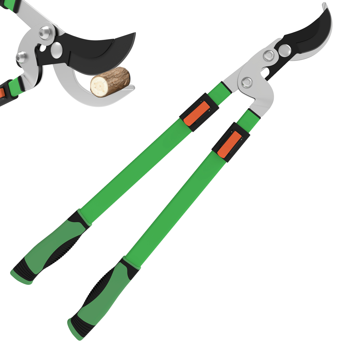 Outsunny Telescopic Bypass Loppers Shears