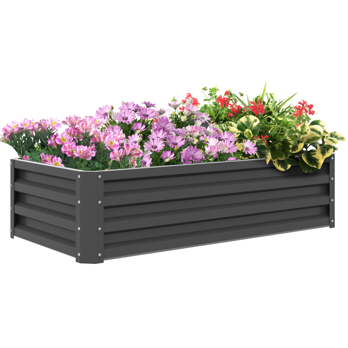 Raised Garden Bed Elevated Planter Box for Flowers