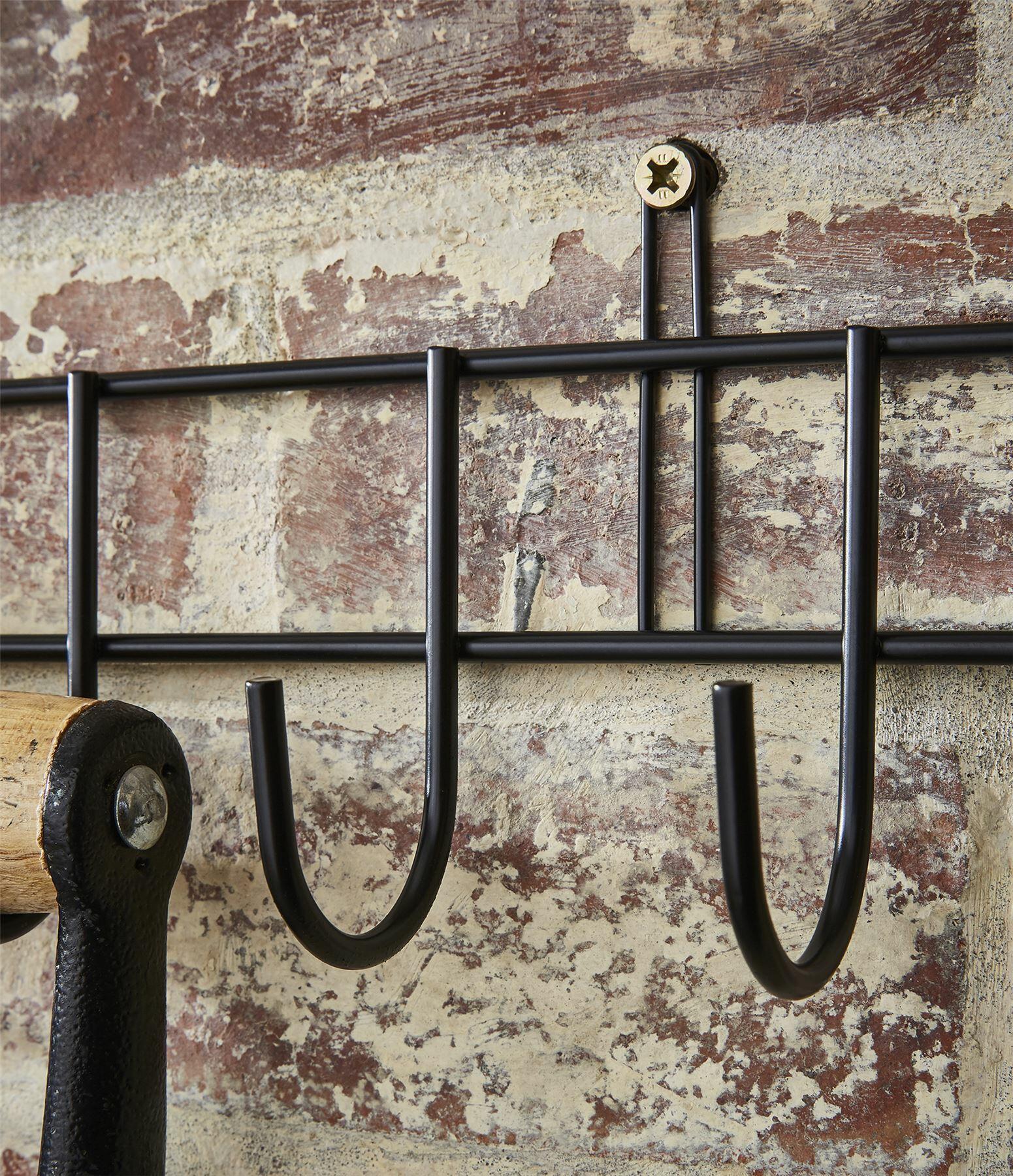 Extra-Long Tool Rack In Black Powder Coating