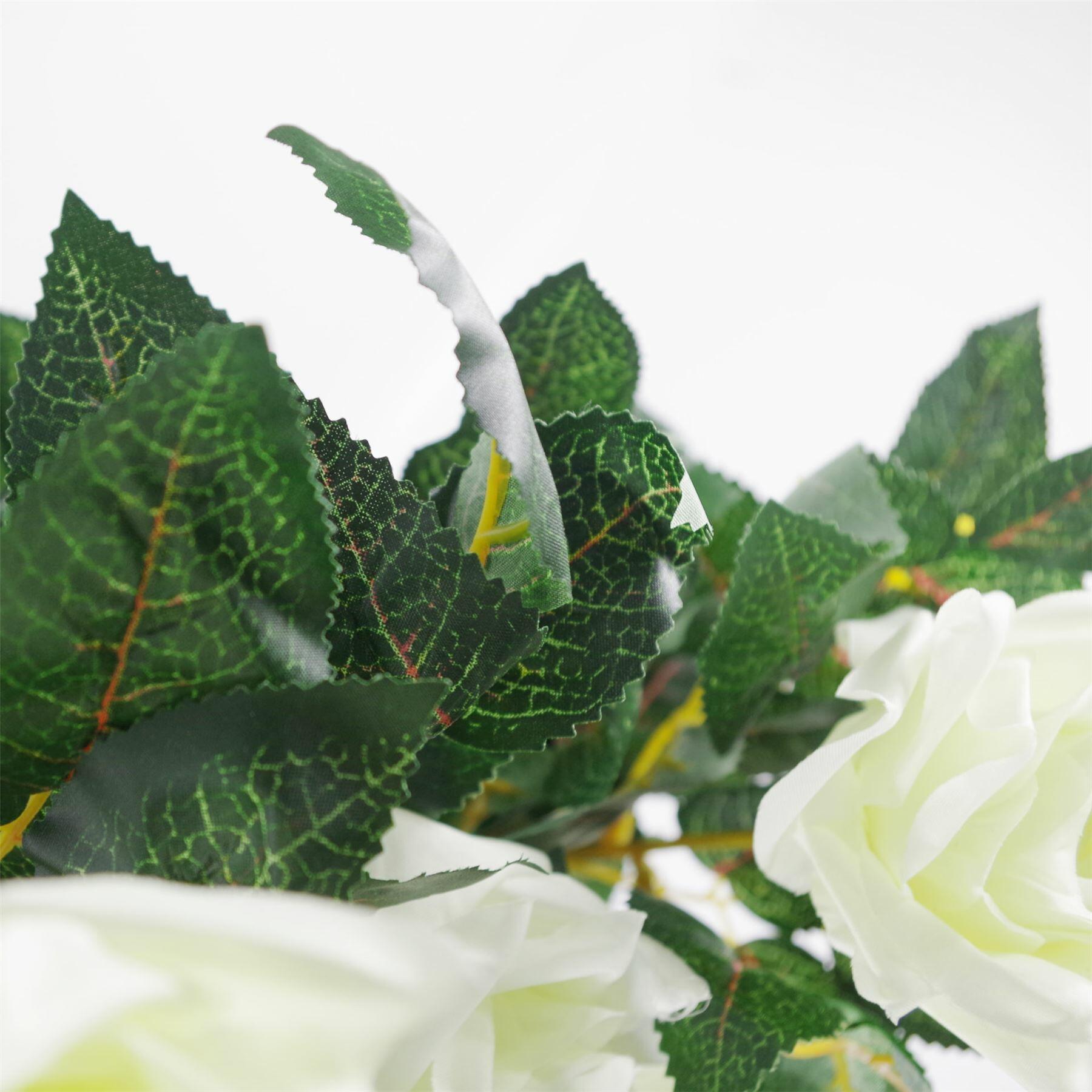 Artificial Cream Rose Tree Wedding Twisted Vine (3ft)