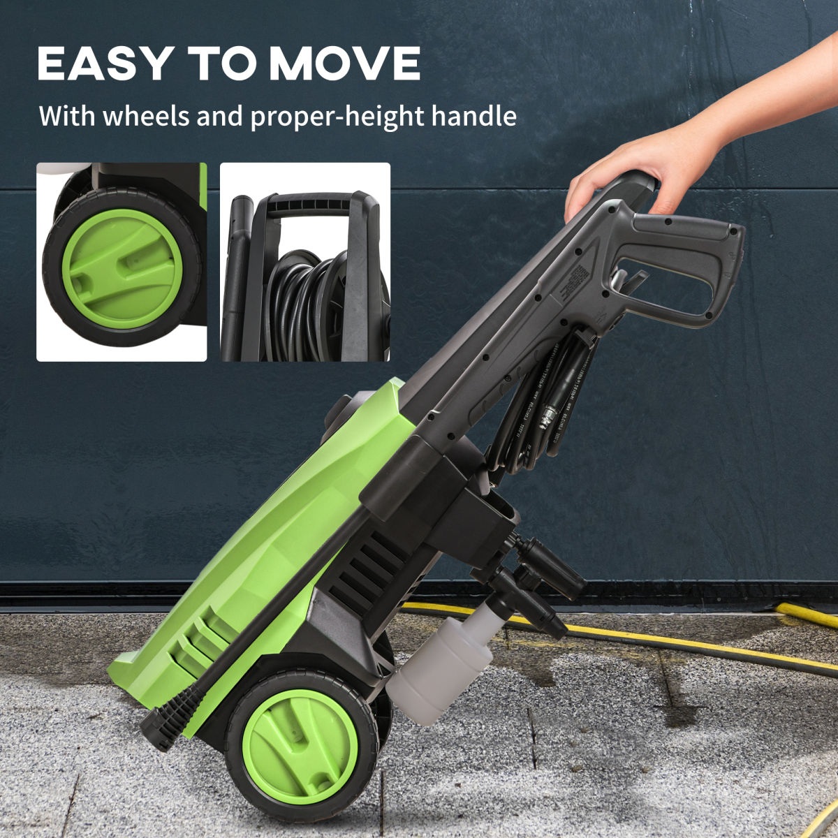 Power Washer 1800W, 150 Bar