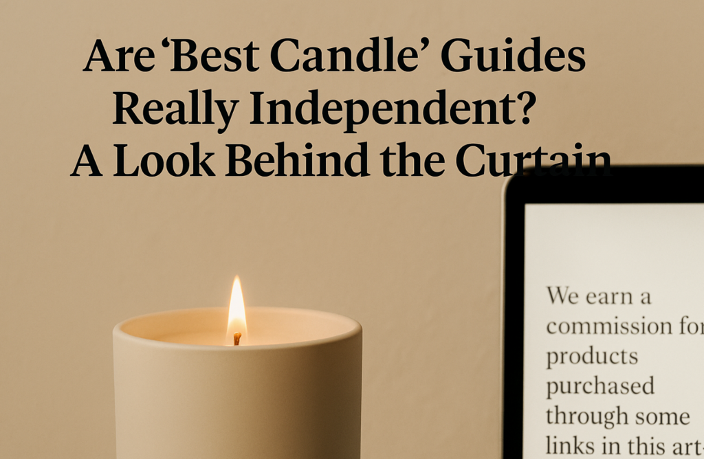 Are “Best Candle” Lists Really Independent? | I Love Zero