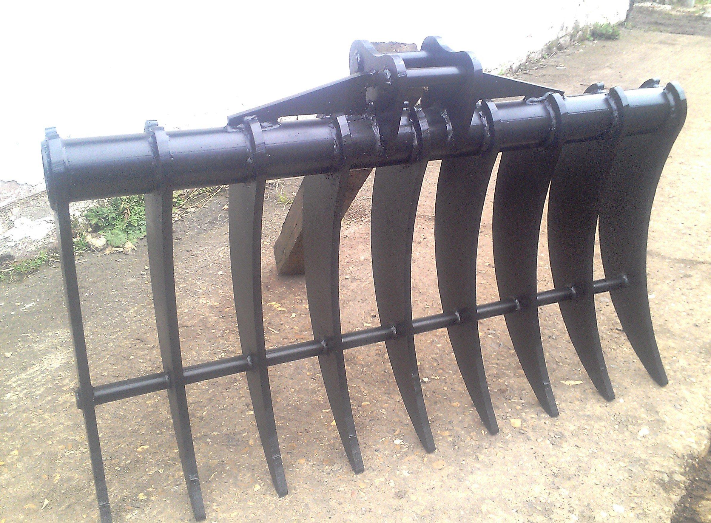 RSL Engineering Excavator Attachments - Land Rakes